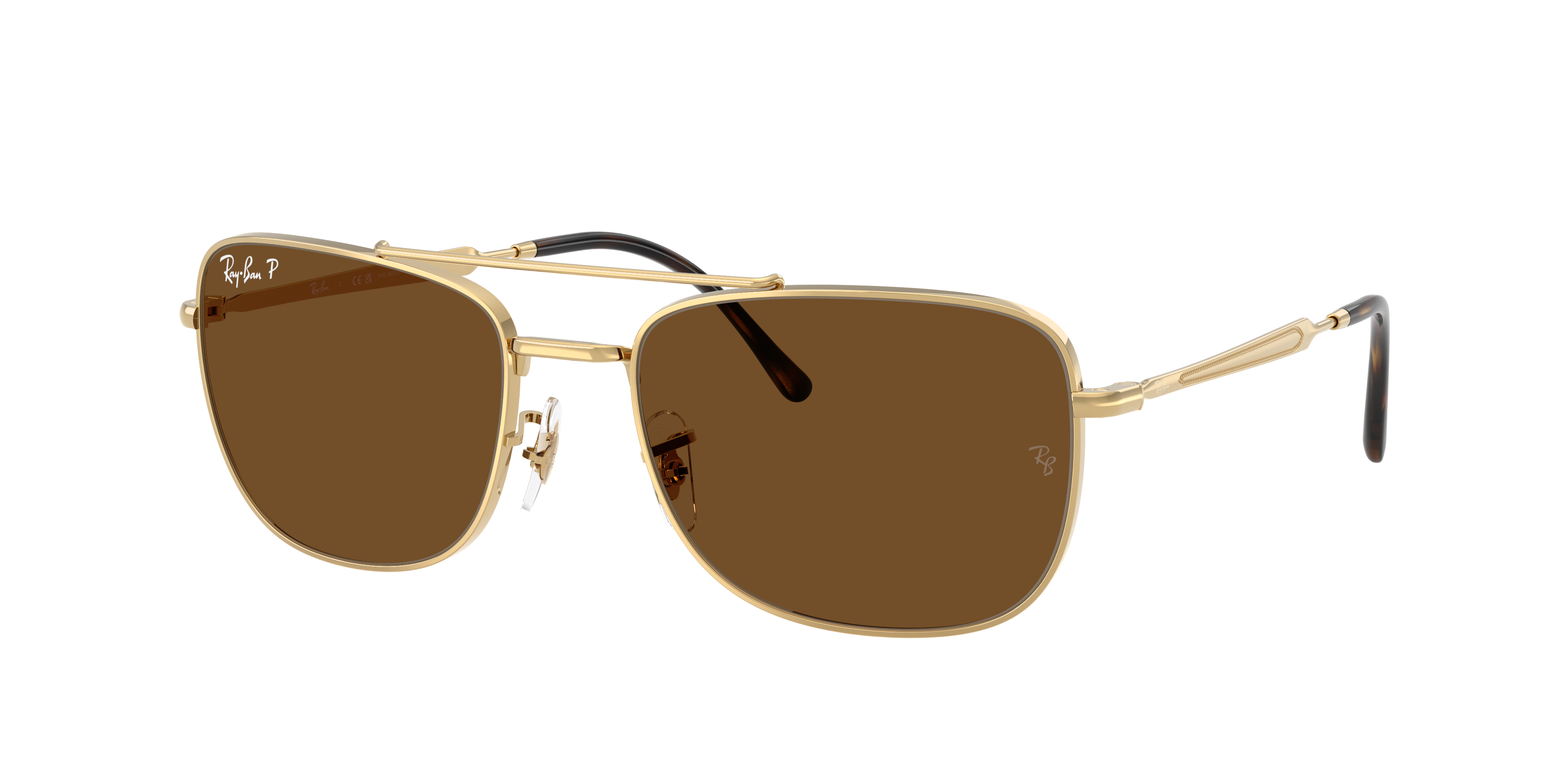 Arista Gold Sunglasses in Polar Brown and Rb3755 - RB3755 | Ray-Ban®