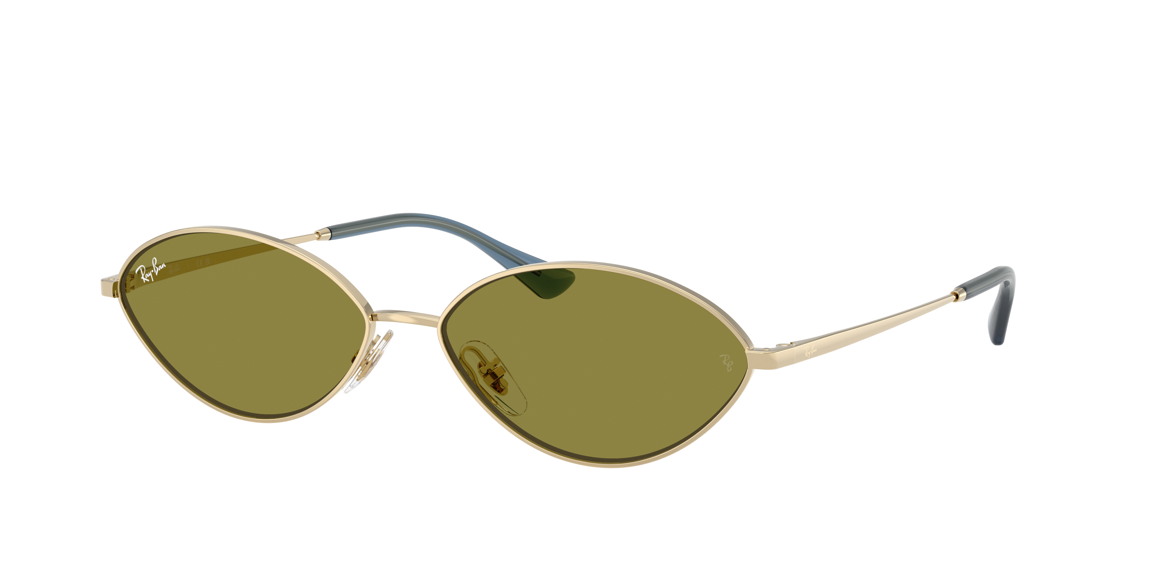 Pale Gold Sunglasses in Green and Kai Bio-based - RB3757 | Ray-Ban®