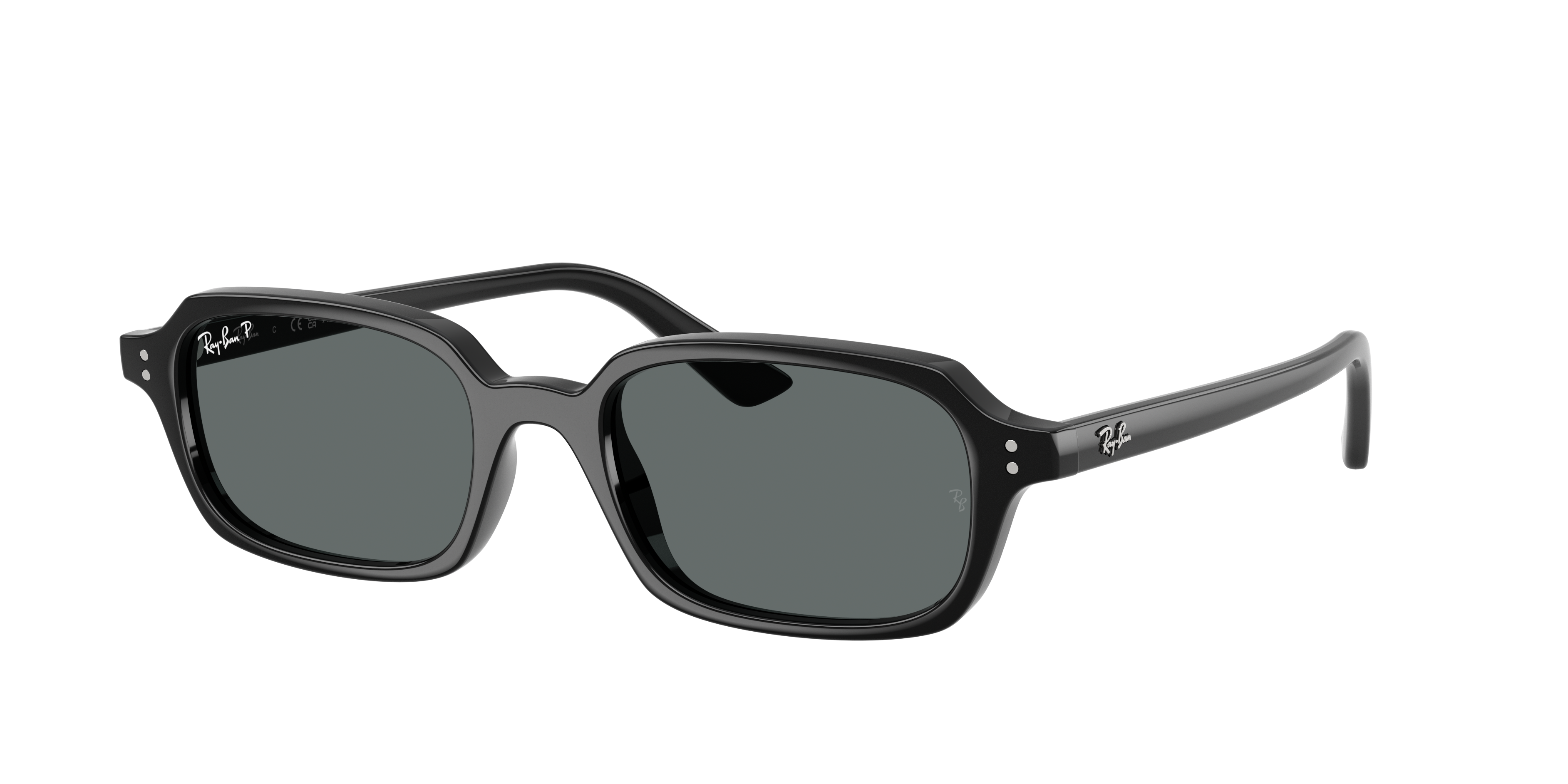 Zuri Bio-based Sunglasses in Black and Dark Grey Polar - RB4455 | Ray-Ban®