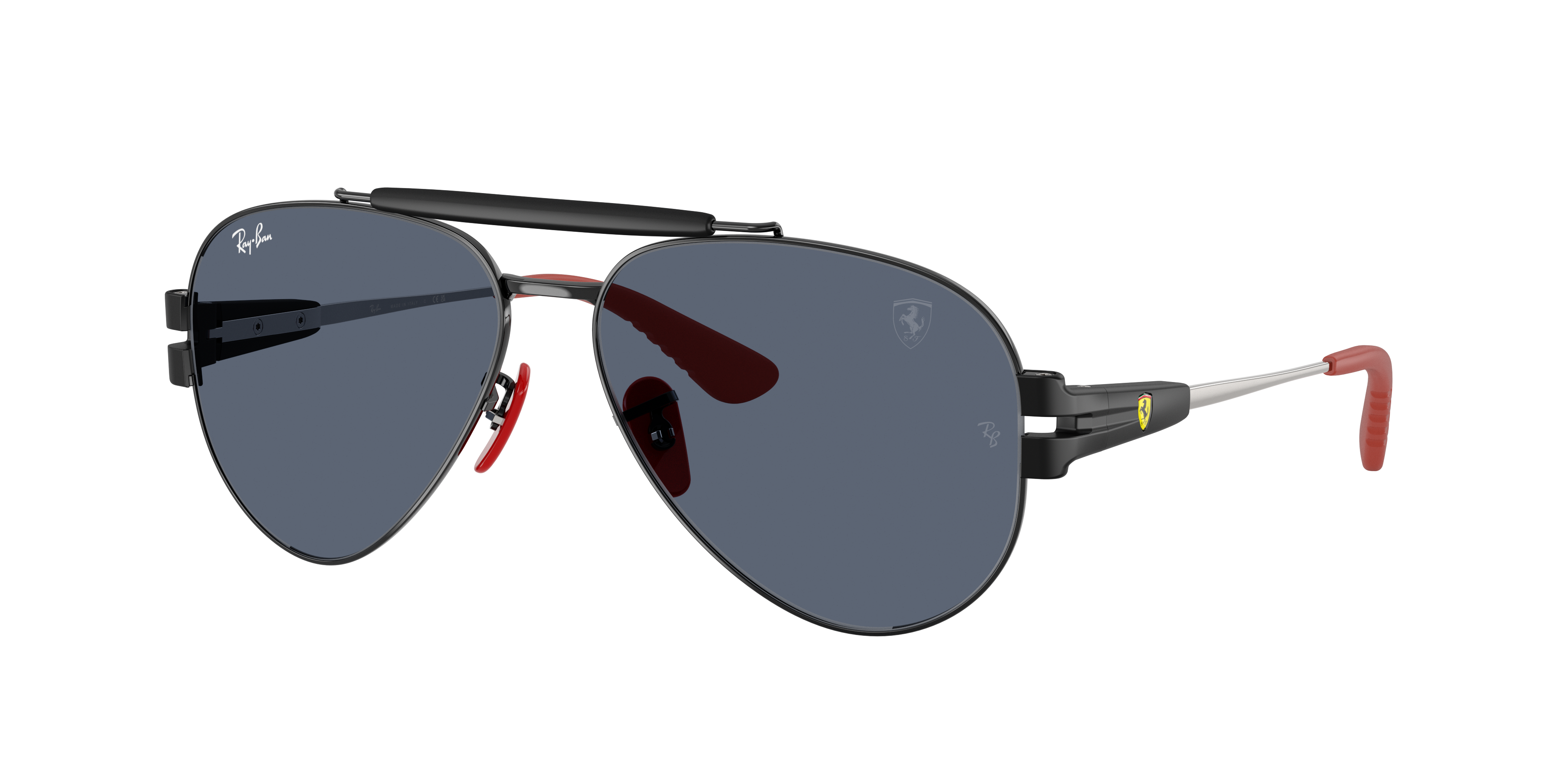 Black Sunglasses in Dark Grey and Rb3762m Scuderia Ferrari Collection ...