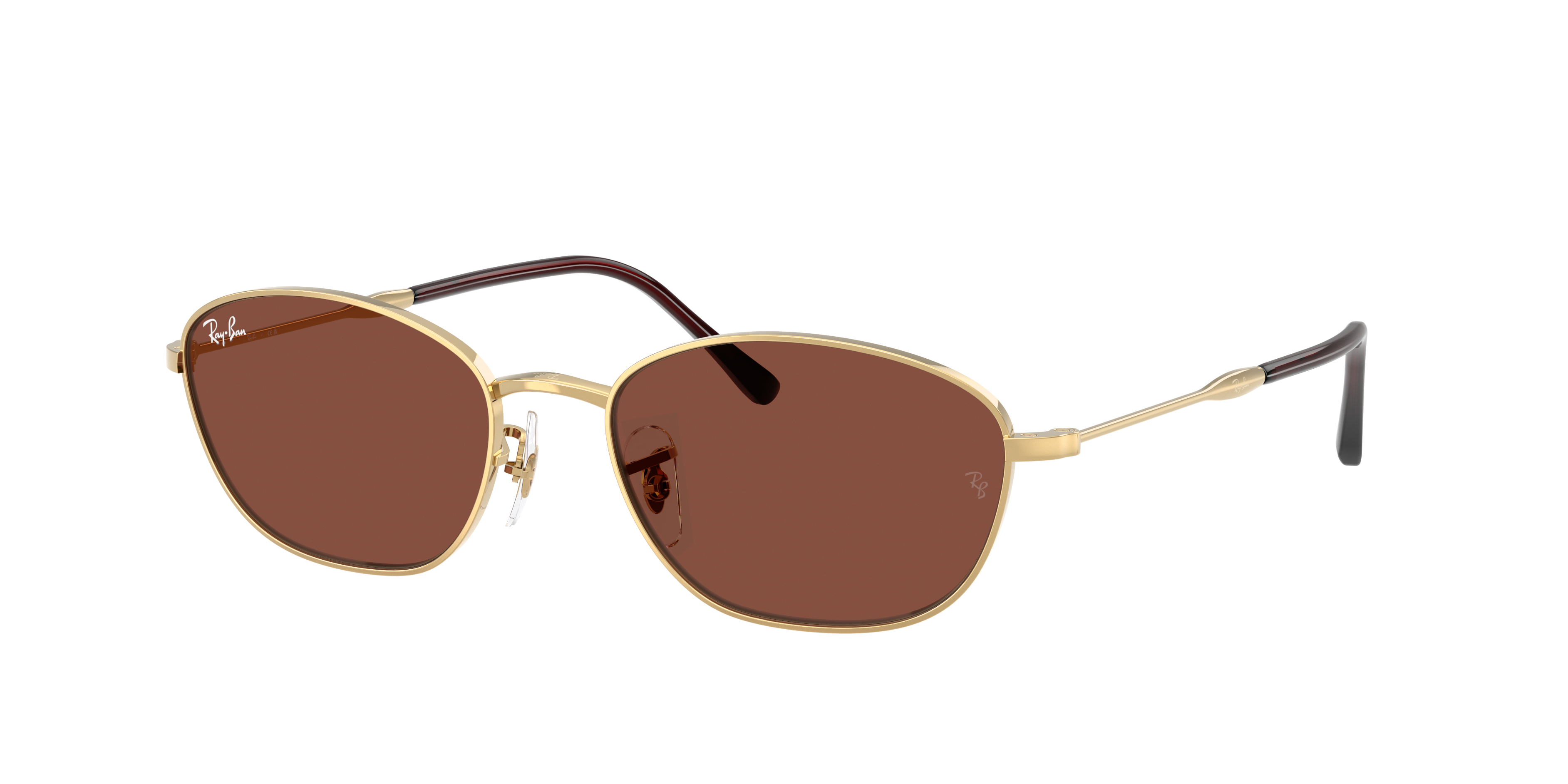 Polished Arista Gold Sunglasses in Red (55-18) and Rb3749 - RB3749 ...