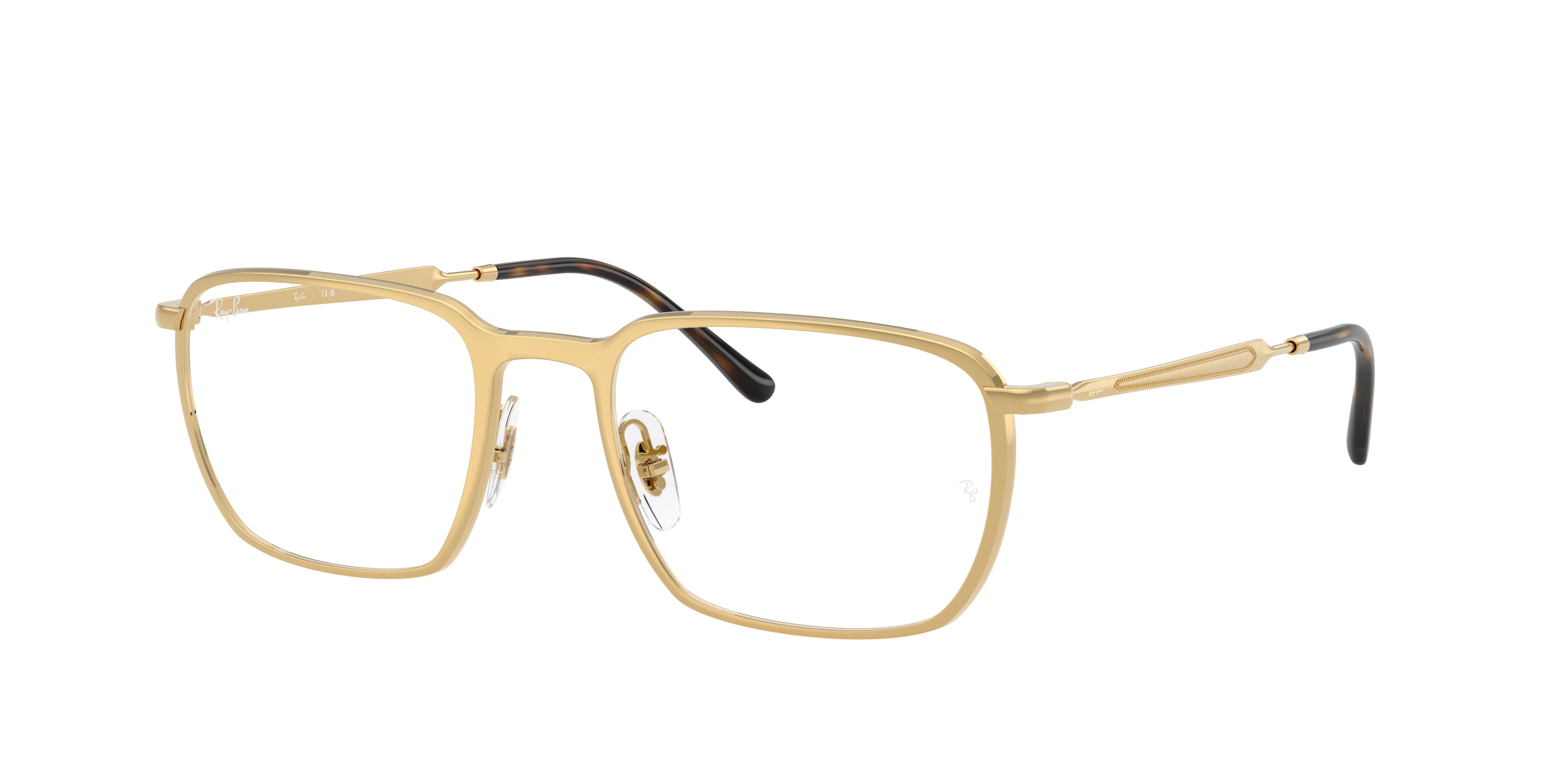 Rb6549 Optics Eyeglasses with Polished Arista Gold Frame (51-20 ...