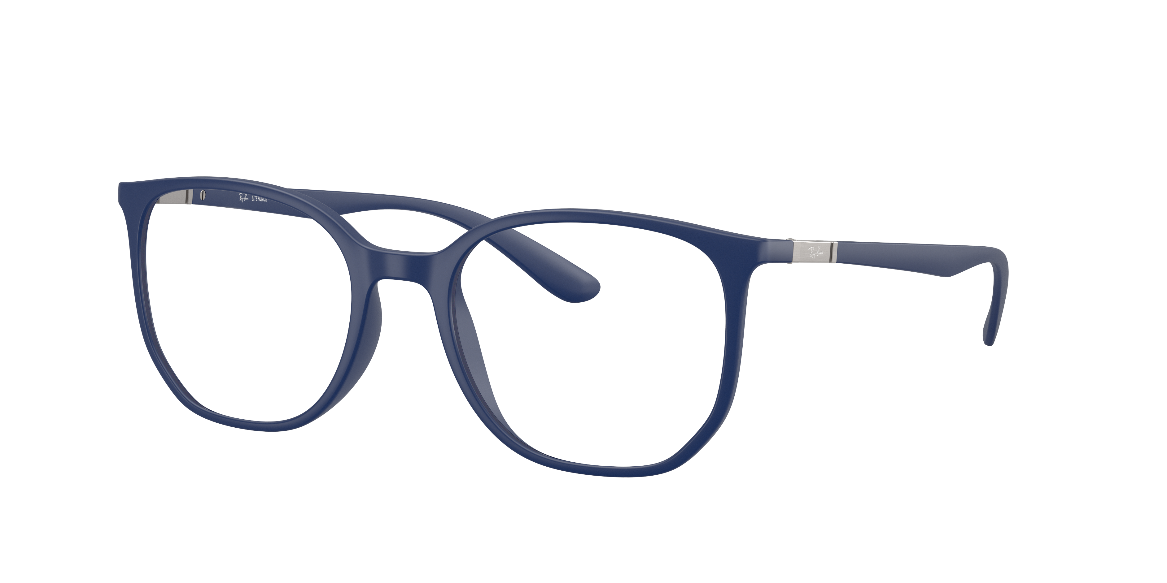 Elliot Optics Liteforce Eyeglasses with Matte Sand Blue Frame (50-19 ...