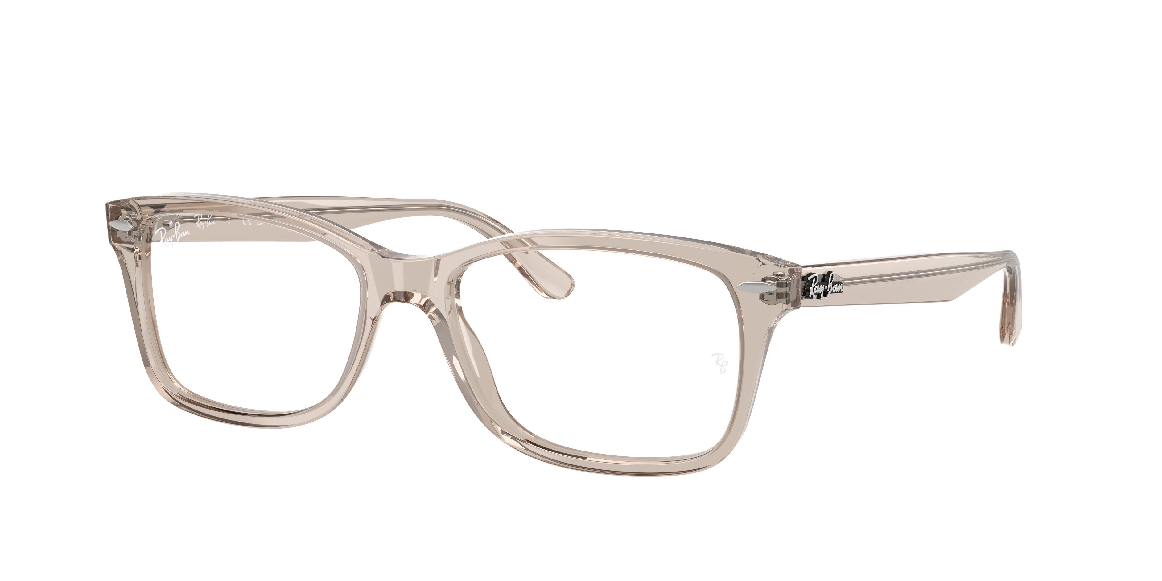 Rb5428 Optics Eyeglasses with Polished Transparent Taupe Frame - RB5428 ...