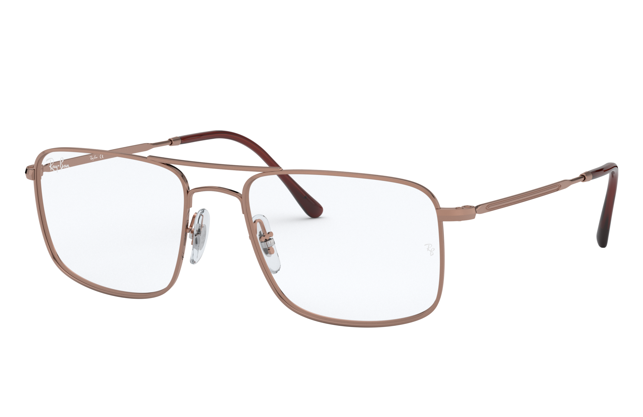 Rb6434 Eyeglasses with Polished Bronze-Copper Frame (55-18) - RB6434 ...