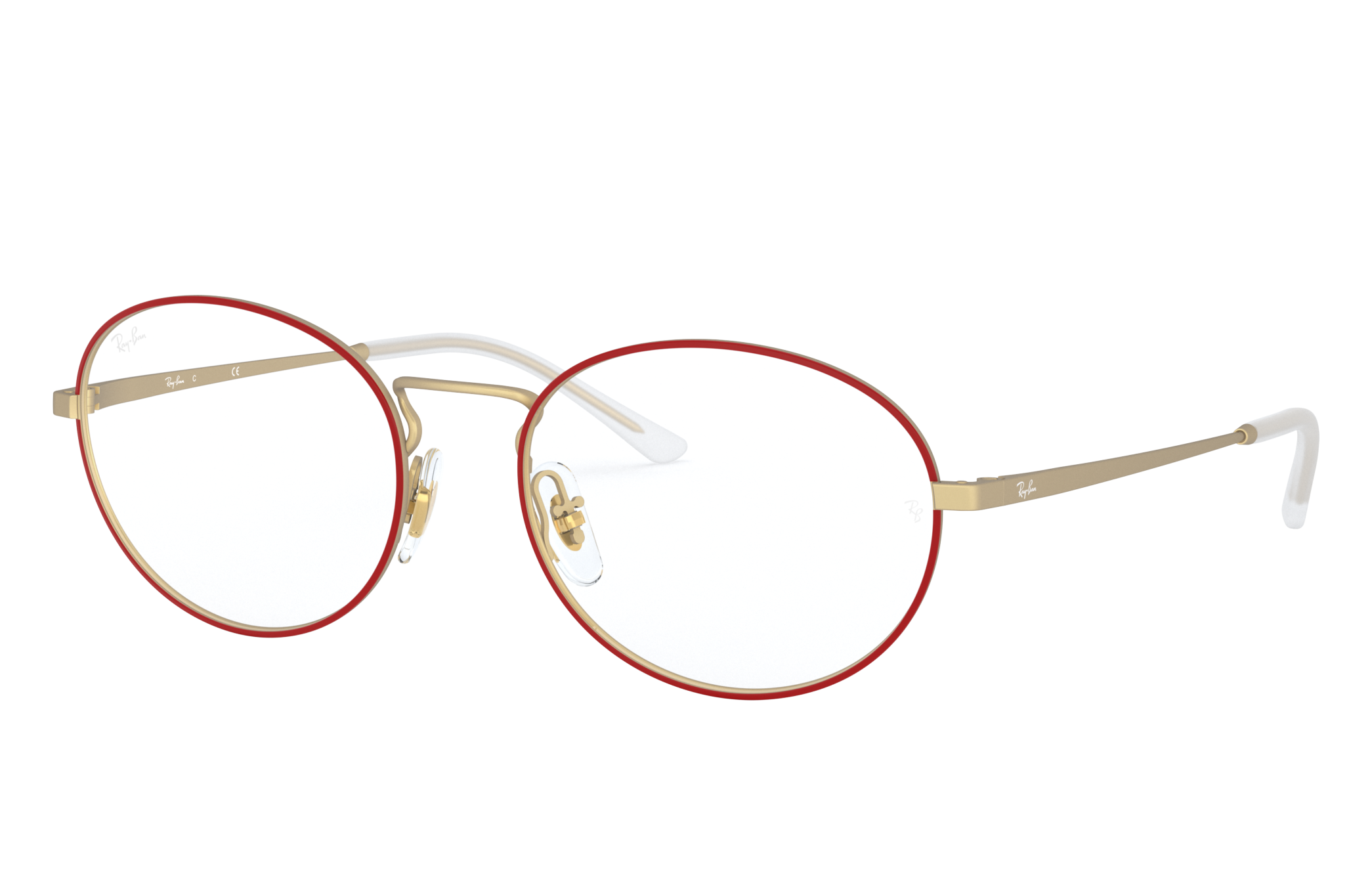 Rb6439 Optics Eyeglasses with Matte Red Frame (52-18) - RB6439 | Ray-Ban®