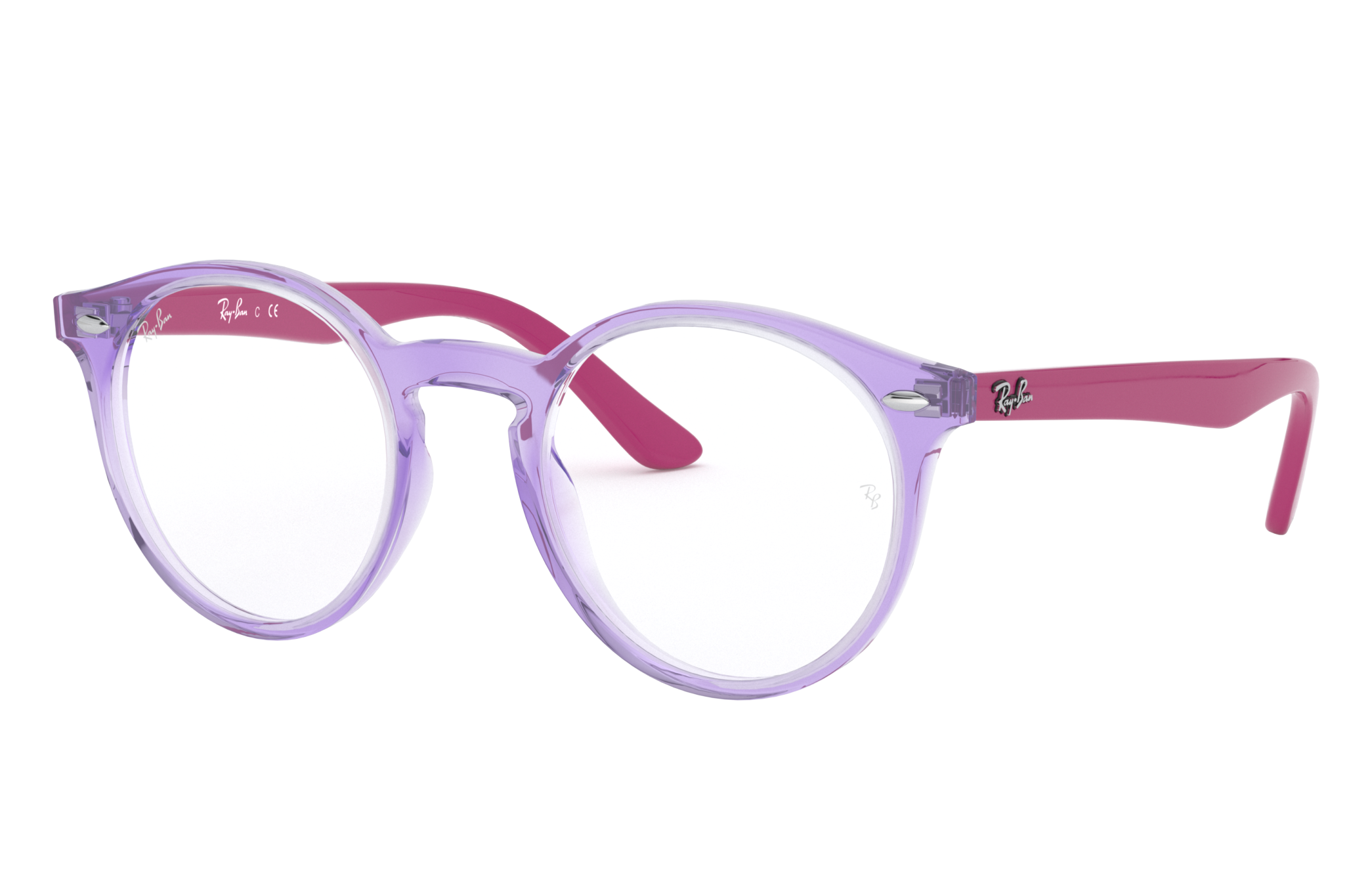 Rb1594 Optics Kids Eyeglasses with Transparent Violet Frame - RY1594 ...
