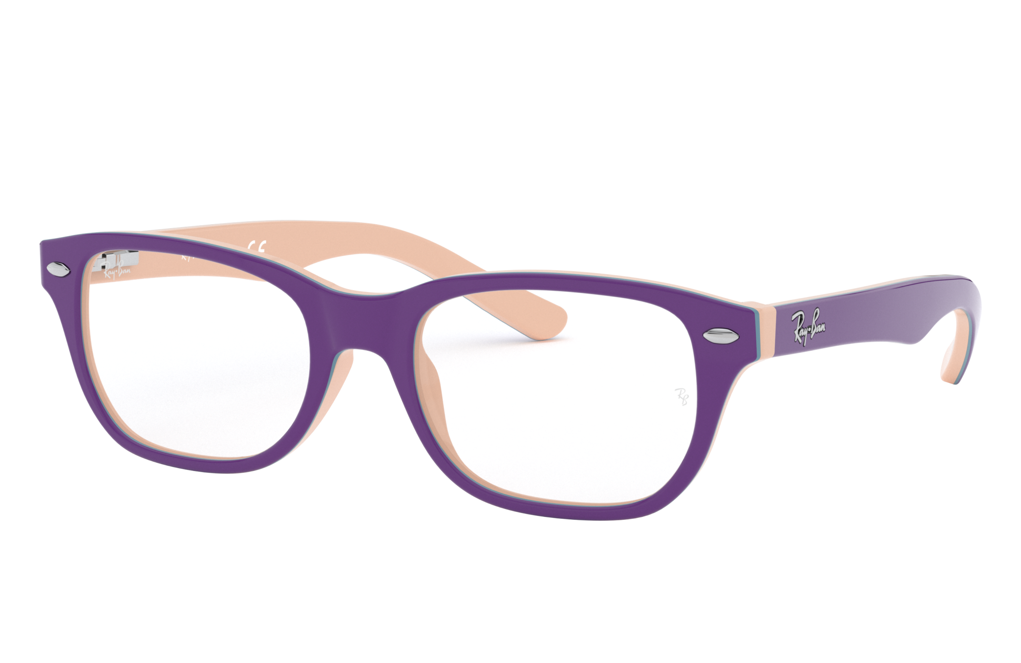 Rb1555 Optics Kids Eyeglasses with Violet On Pink & Blue Frame - RY1555 ...