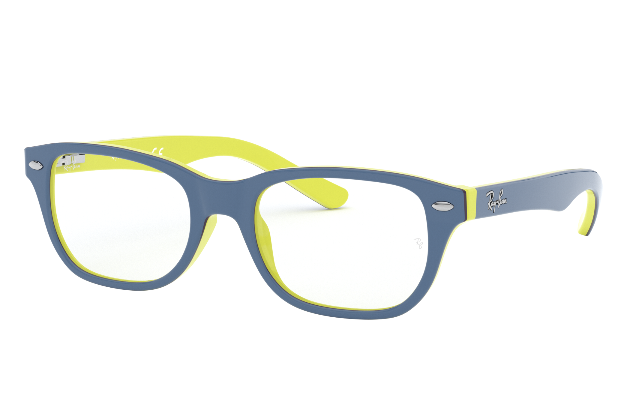 Rb1555 Optics Kids Eyeglasses With Blue On Yellow Black Frame RY1555 rb1555-optics-kids-eyeglasses-with-blue-on-yellow-black-frame-ry1555