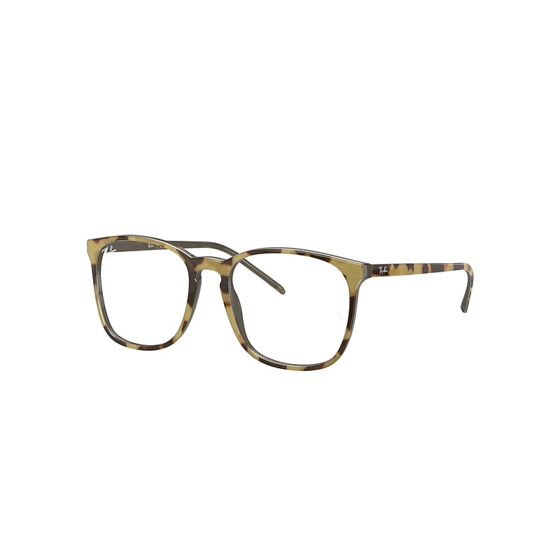 Ray Ban Rb5387 Eyeglasses Yellow Havana Frame Demo Lens Lenses 54-18 ...