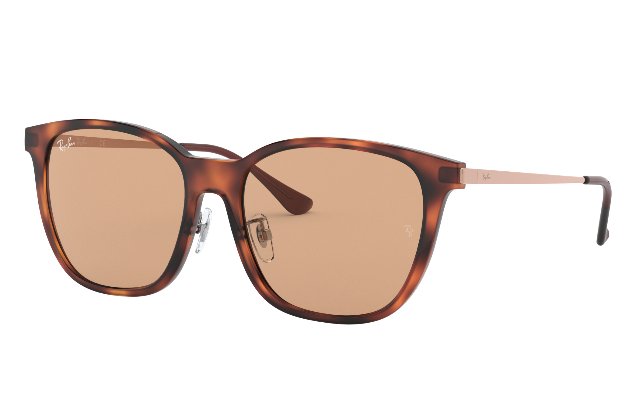 Rb4333d Sunglasses in Light Brown Havana and Light Brown Classic ...