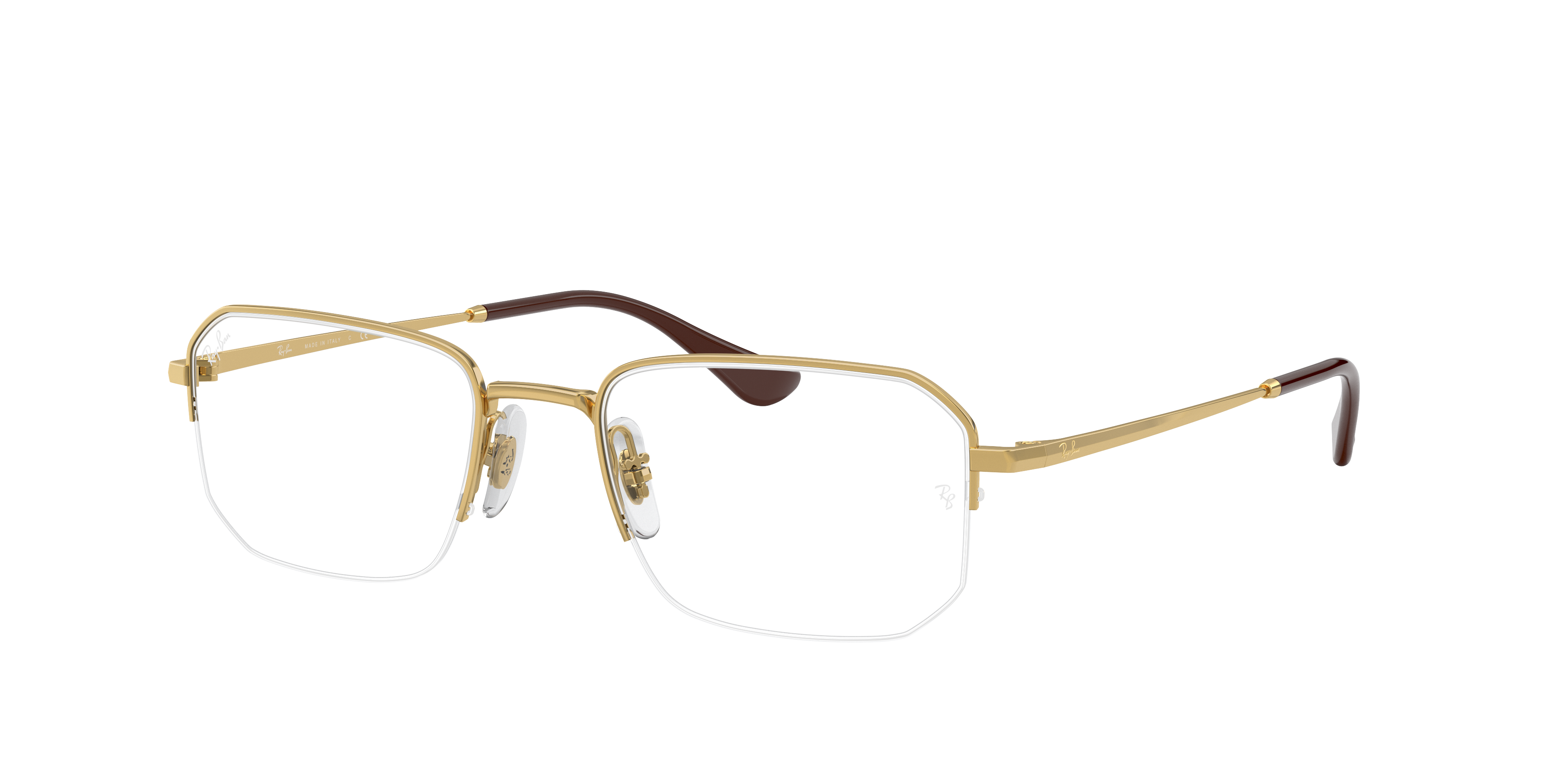 Rb6449 Optics Eyeglasses With Gold Frame RB6449 Ray Ban rb6449-optics-eyeglasses-with-gold-frame-rb6449-ray-ban