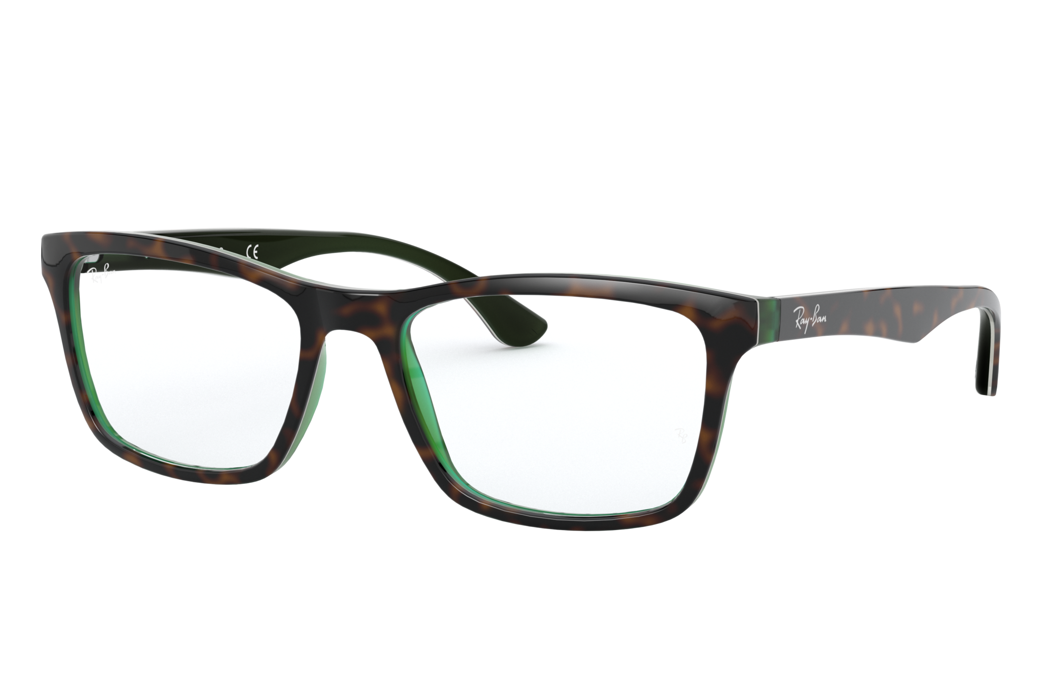 Les lunettes de vue Rb5279 Optics avec monture Havana sur Vert ...