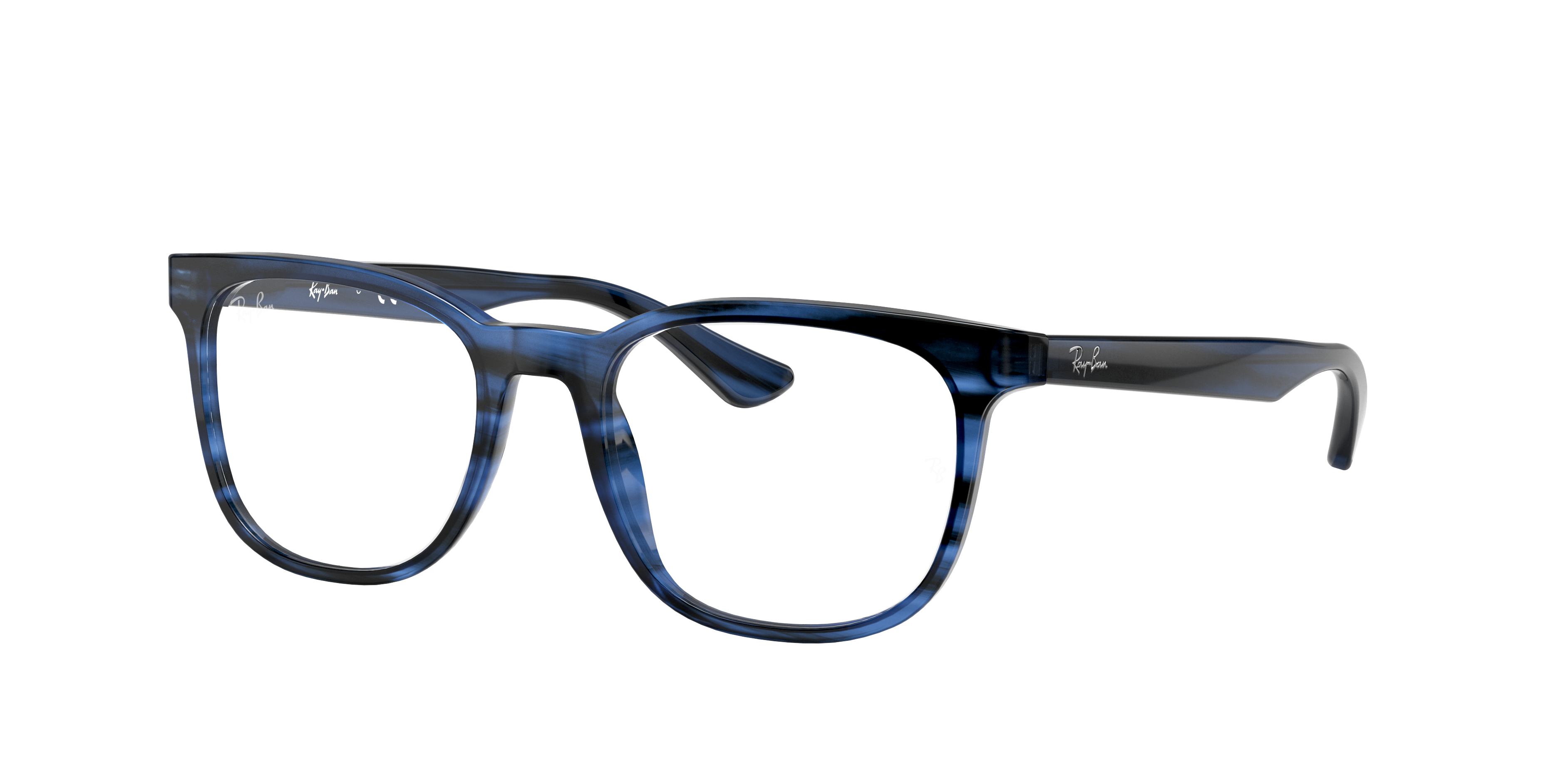 Rb5369 Optics Eyeglasses with Striped Blue Frame - RB5369F | Ray-Ban®