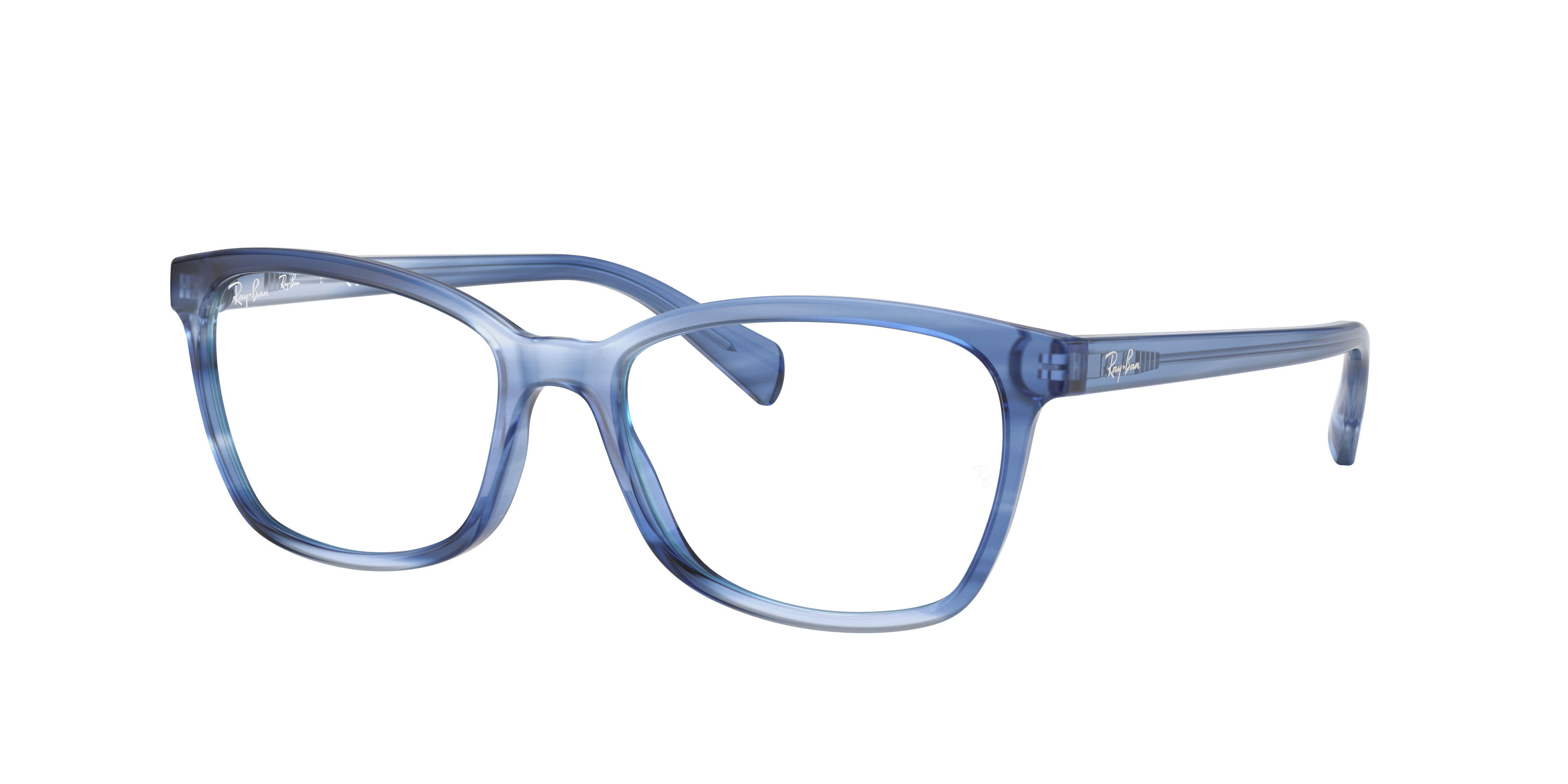 Rb5362 Optics Eyeglasses with Striped Light Blue Frame - RB5362 | Ray-Ban®