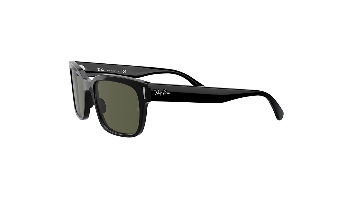 JEFFREY Sunglasses in Black and G-15 Green - RB2190 | Ray JEFFREY Sunglasses in Black and G-15 Green - RB2190 | Ray