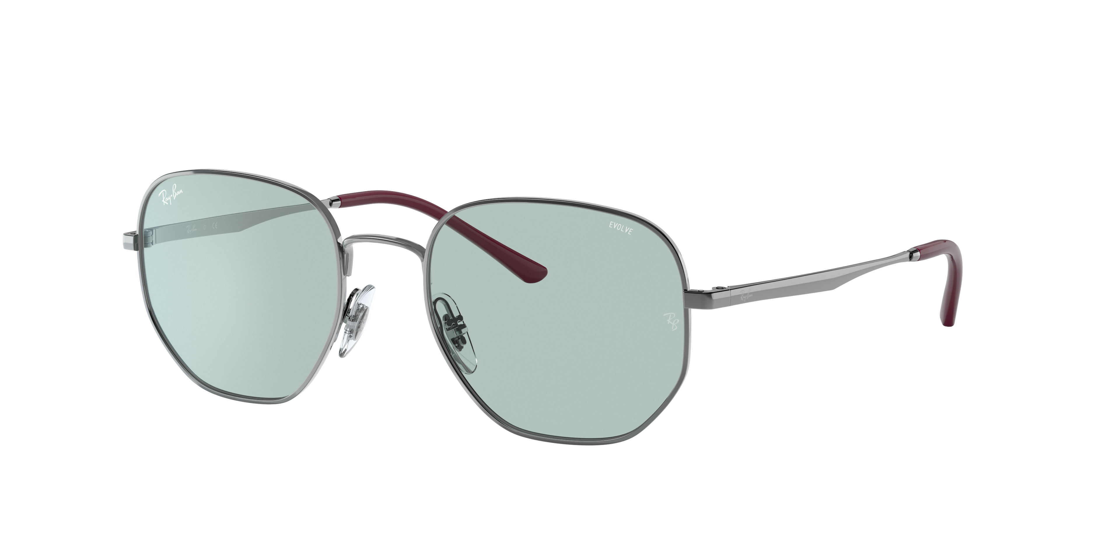 Rb3682 Evolve Sunglasses in Gunmetal and Photochromic Green Gradient ...
