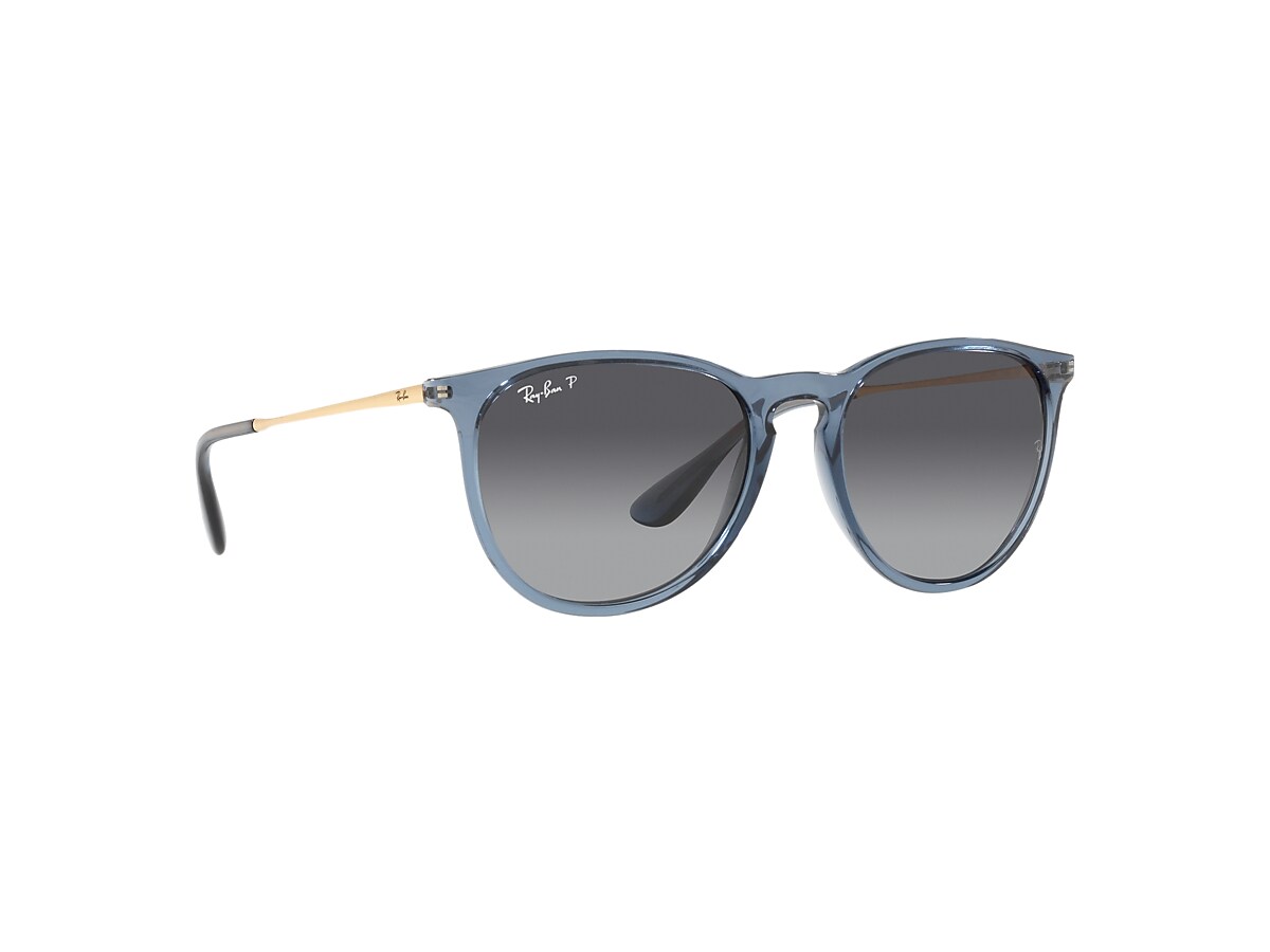 ERIKA CLASSIC Sunglasses in Transparent Blue and Grey ERIKA CLASSIC Sunglasses in Transparent Blue and Grey