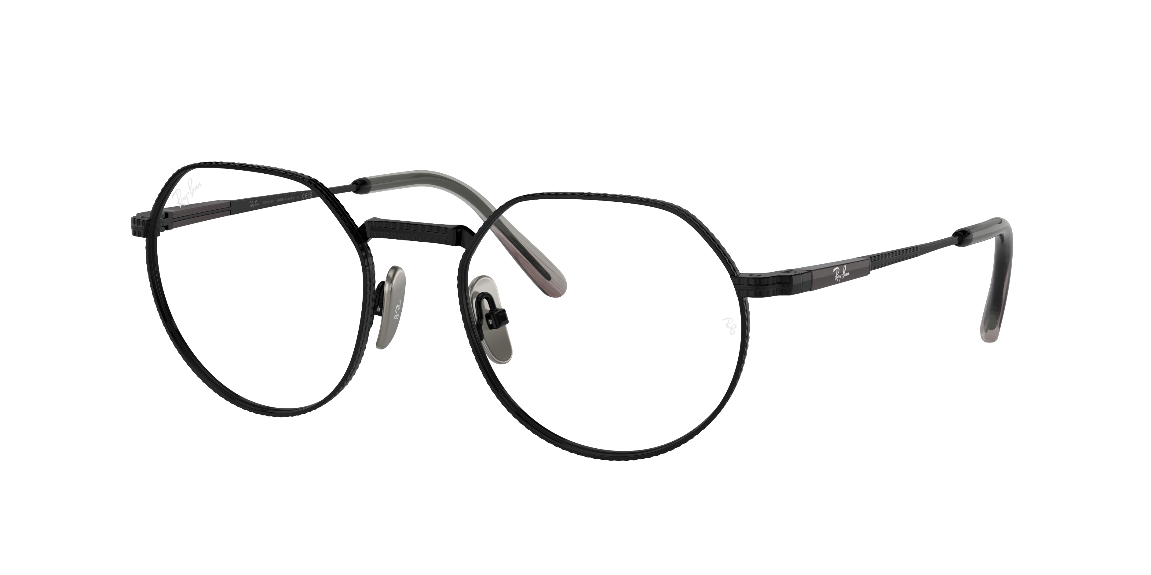 Jack Ii Titanium Optics Eyeglasses with Polished Black Frame - RB8265V ...