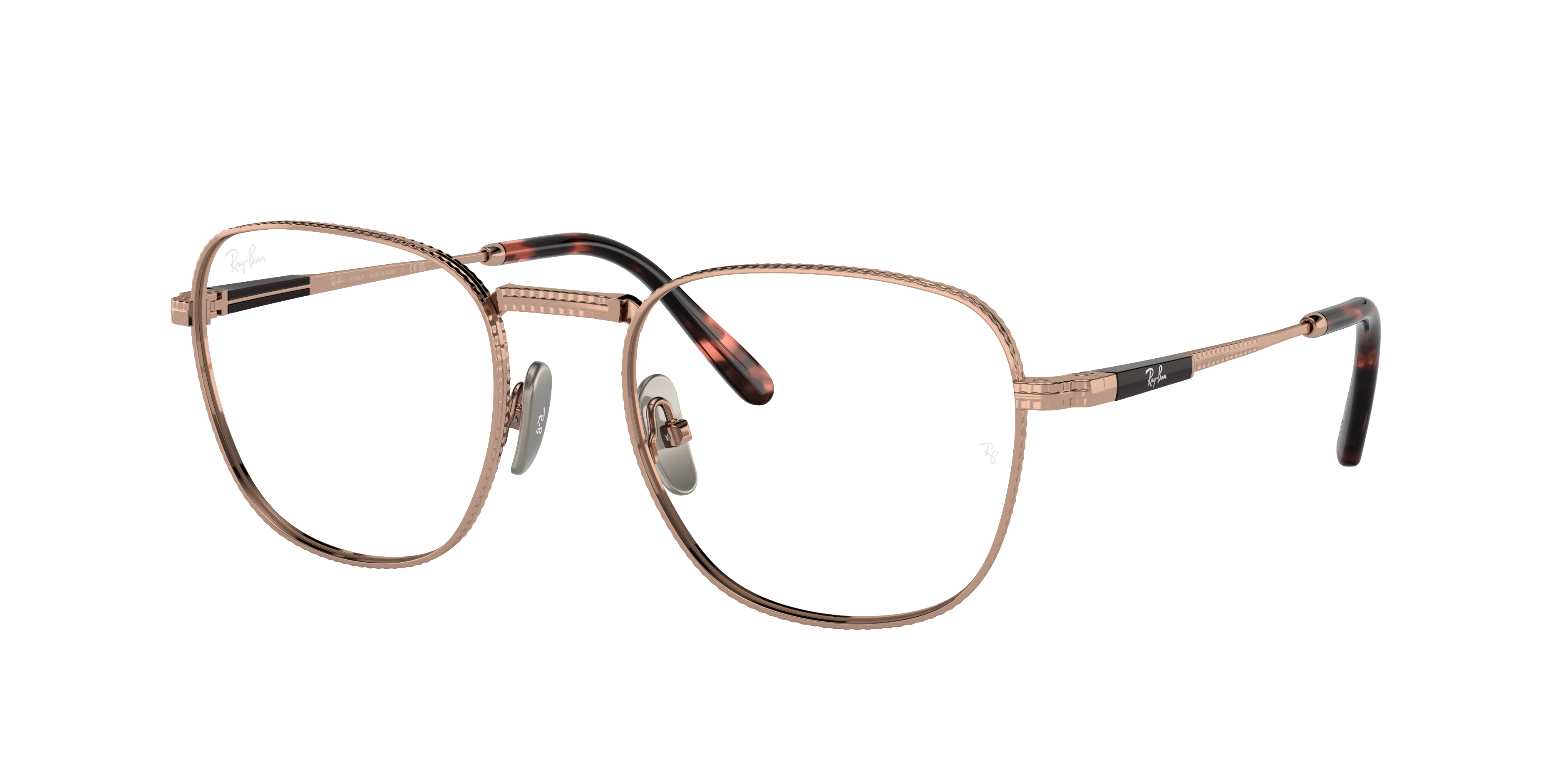 Frank Ii Titanium Optics Eyeglasses with Rose Gold Frame - RB8258V ...
