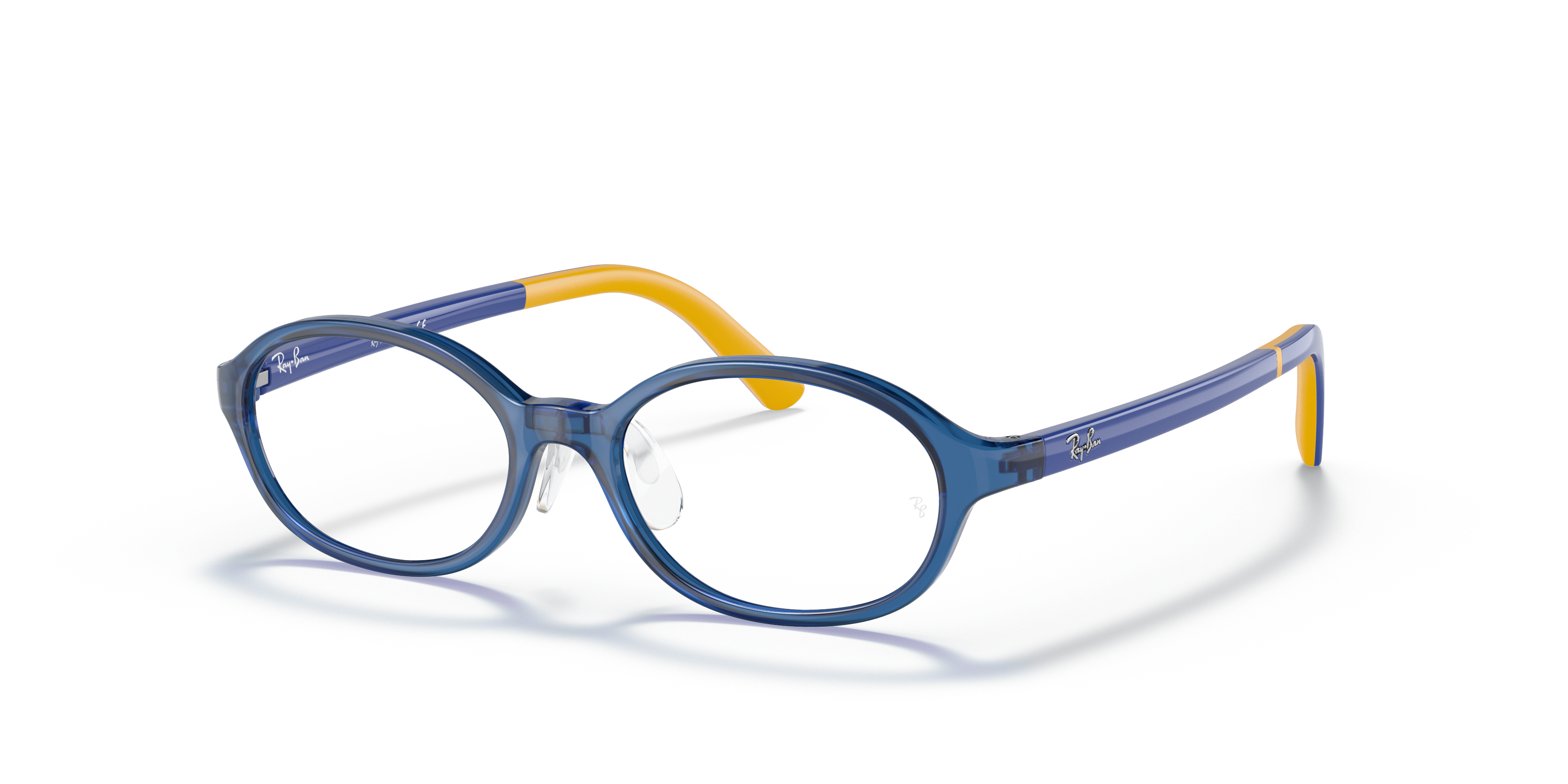 Rb1616d Optics Kids Eyeglasses with Transparent Dark Blue Frame ...