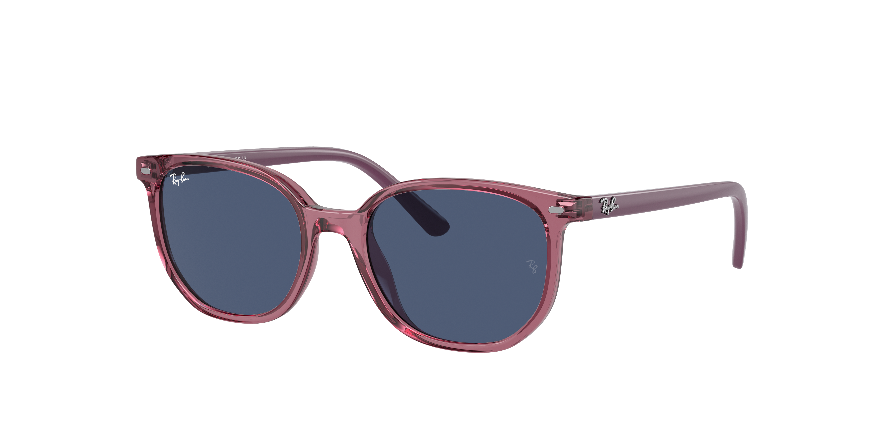 Elliot Kids Sunglasses in Transparent Pink and Dark Blue - RB9097S ...