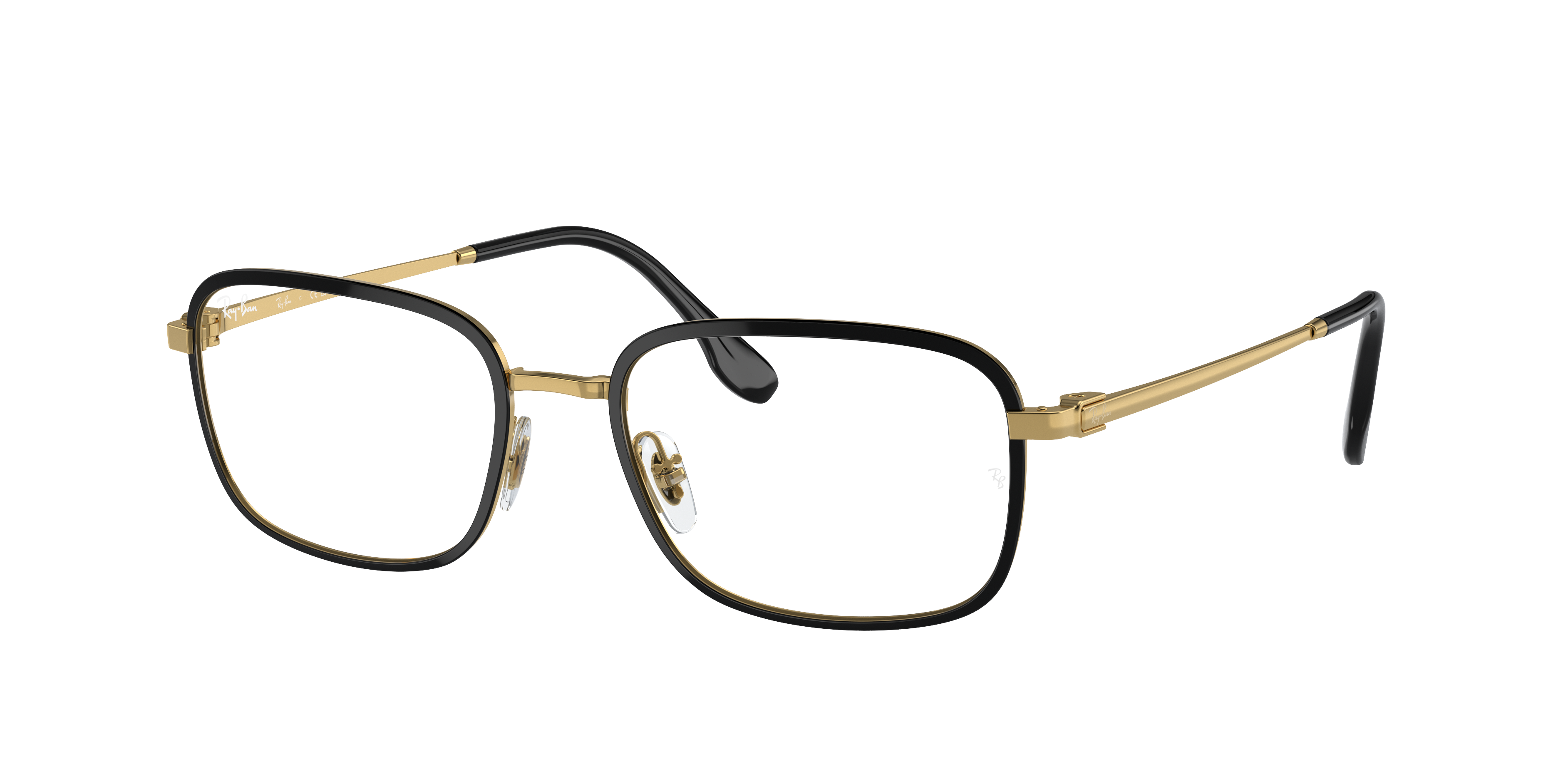 Rb6495 Optics 鏡架 黑色搭金色 光學眼鏡 - RB6495 | Ray-Ban®