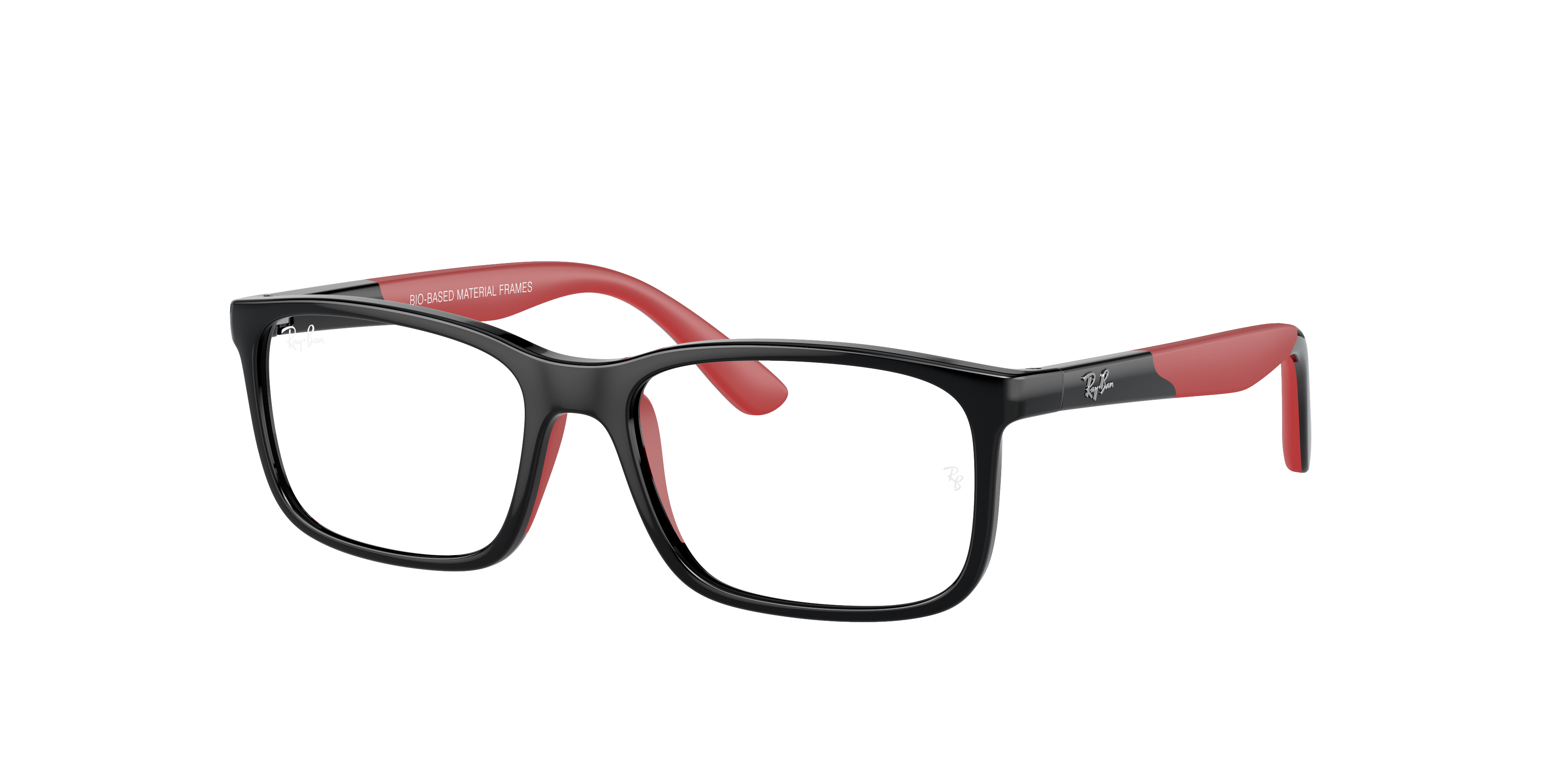Rb1621 Optics Kids Bio-based Eyeglasses with Black On Red Frame ...