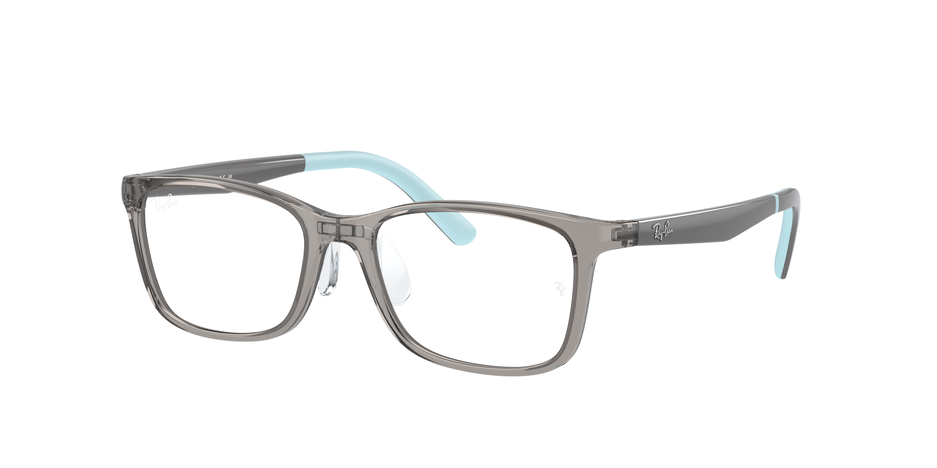 Rb1626d Optics Kids Eyeglasses with Polished Transparent Grey Frame (49 ...