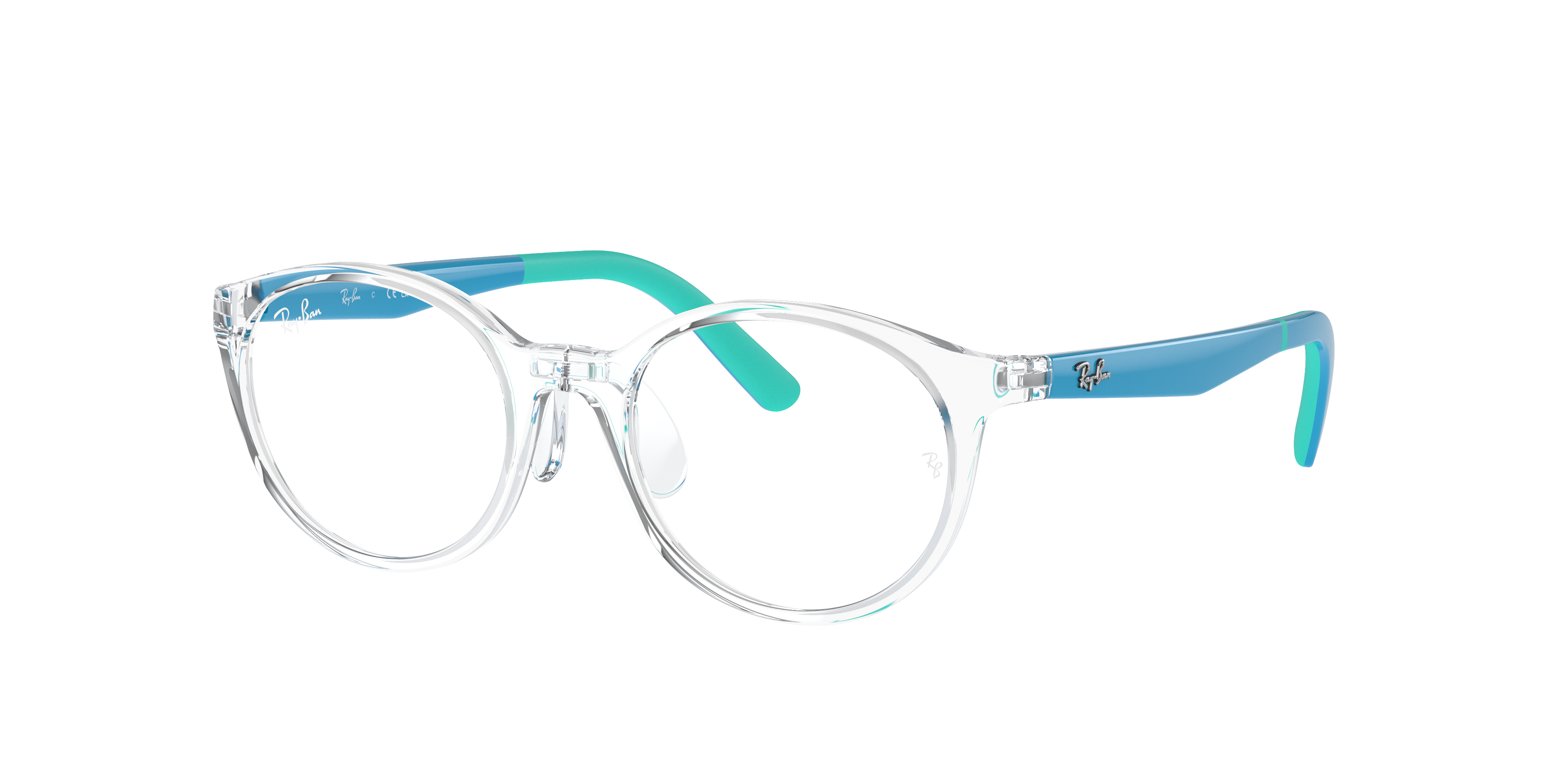 Rb1625d Optics Kids Eyeglasses with Polished Transparent Frame (47-17 ...