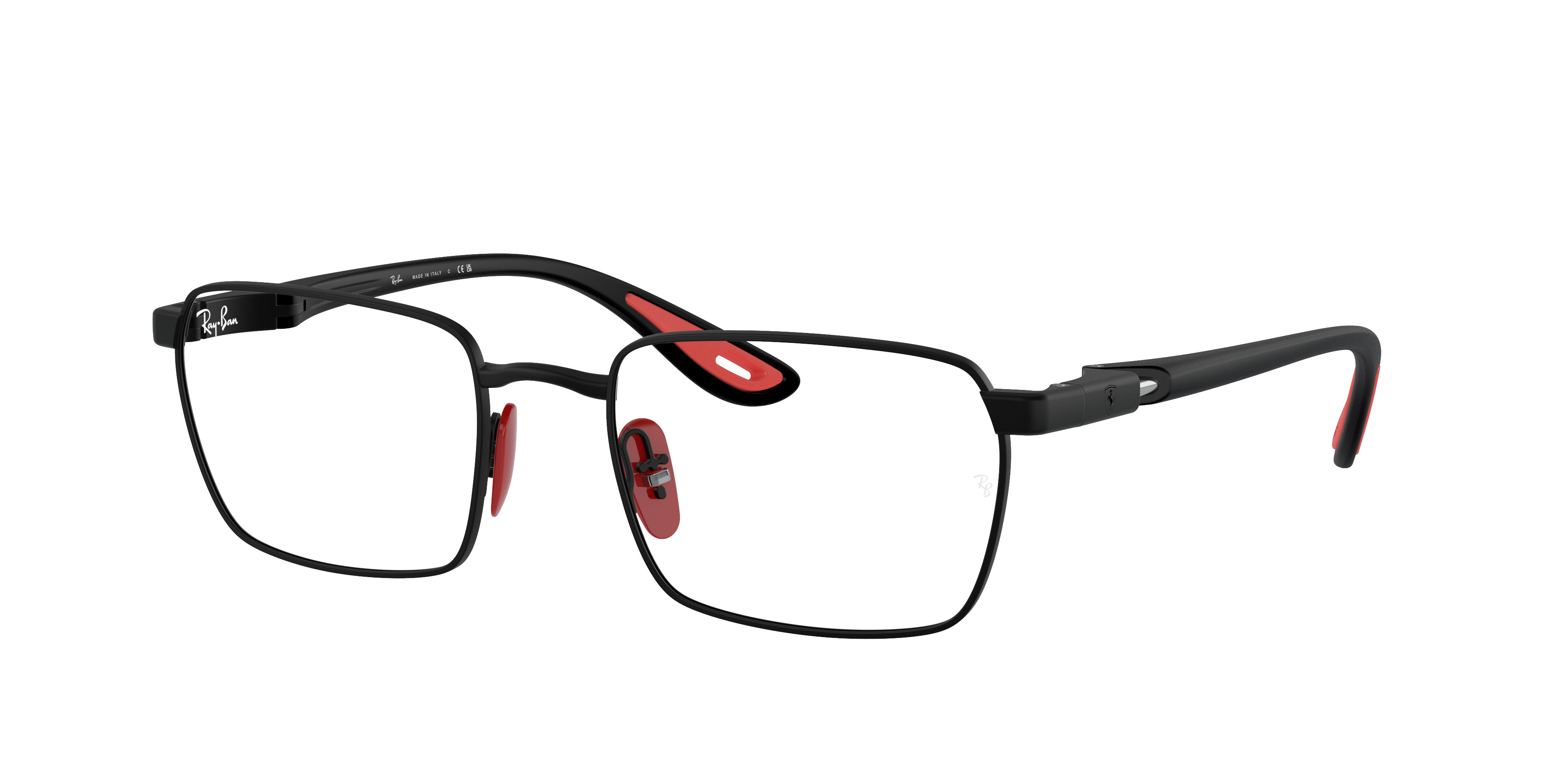 Rb6507m Optics Scuderia Ferrari Collection Eyeglasses with Black Frame ...