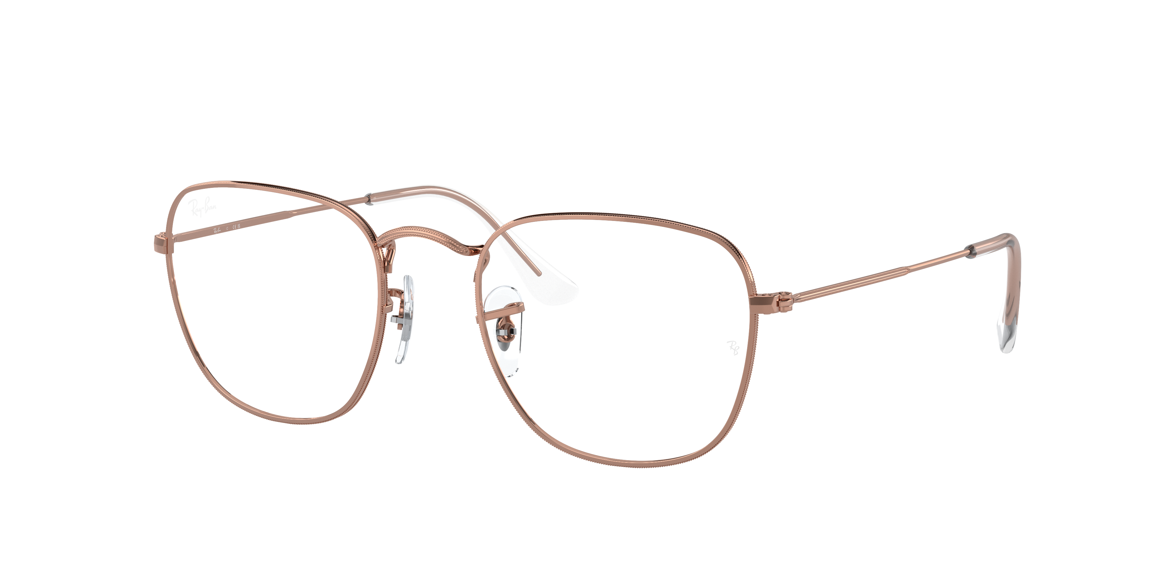 Frank Optics Rose Gold Eyeglasses With Rose Gold Frame Rb3857v Ray Ban® Us