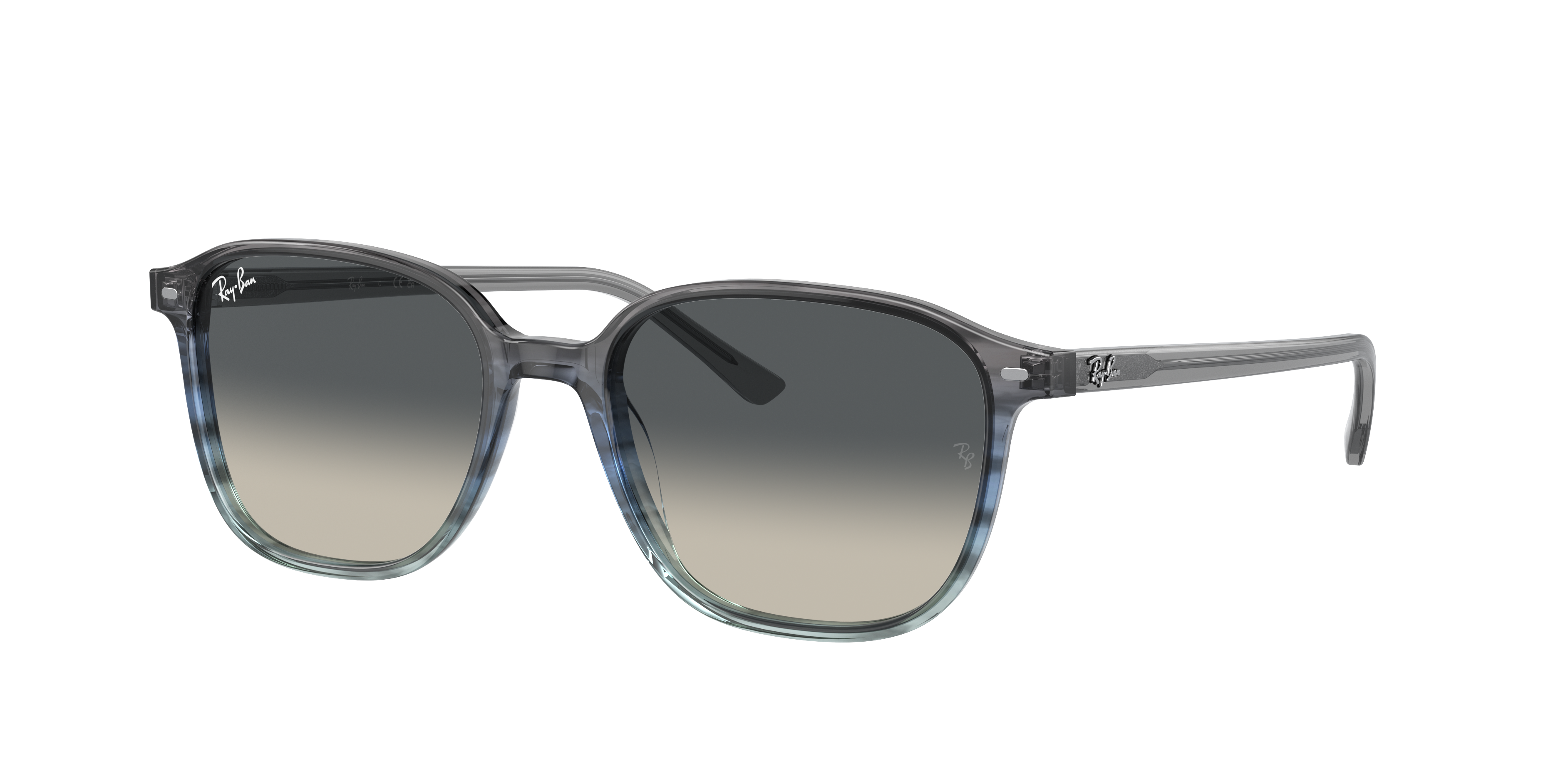 Leonard Sunglasses in Striped Grey & Blue and Grey - RB2193F | Ray-Ban® US