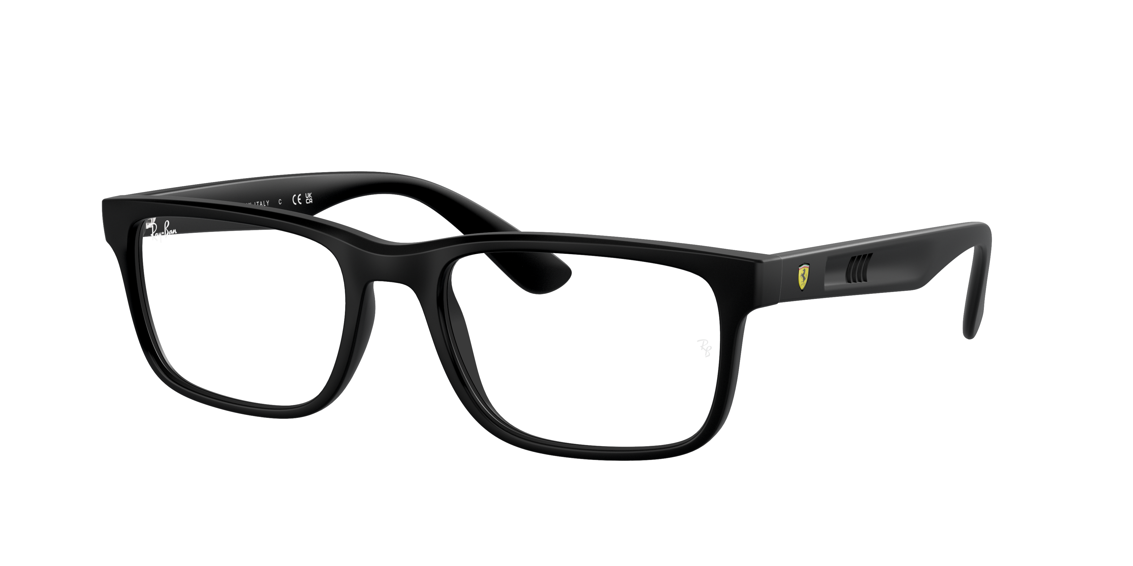 Rb7232m Optics Scuderia Ferrari Collection Eyeglasses with Black Frame ...
