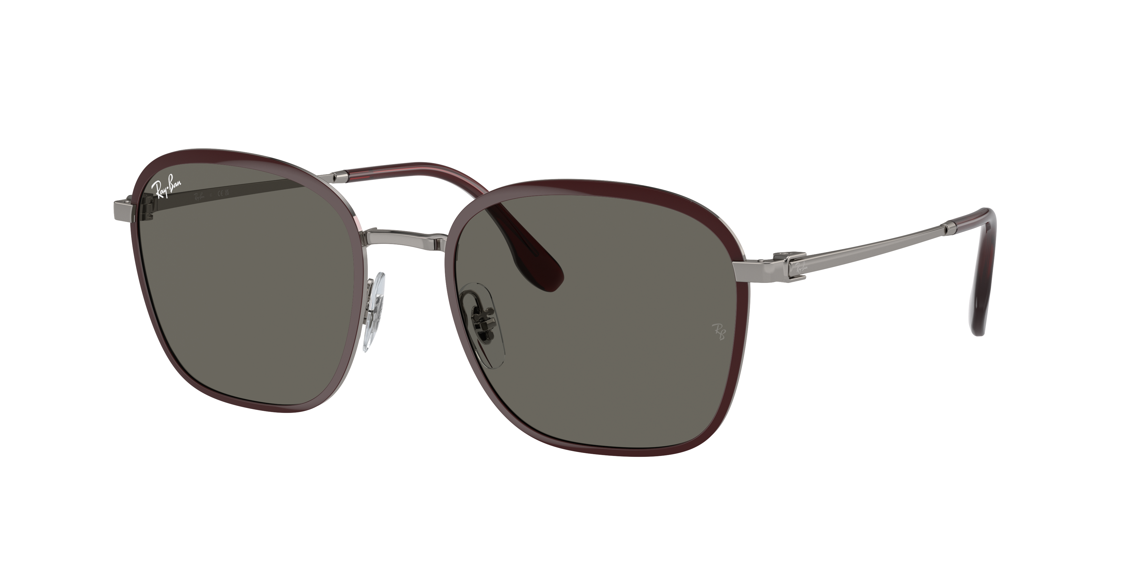 Red On Gunmetal Sunglasses in Grey and Rb3720 - RB3720 | Ray-Ban®