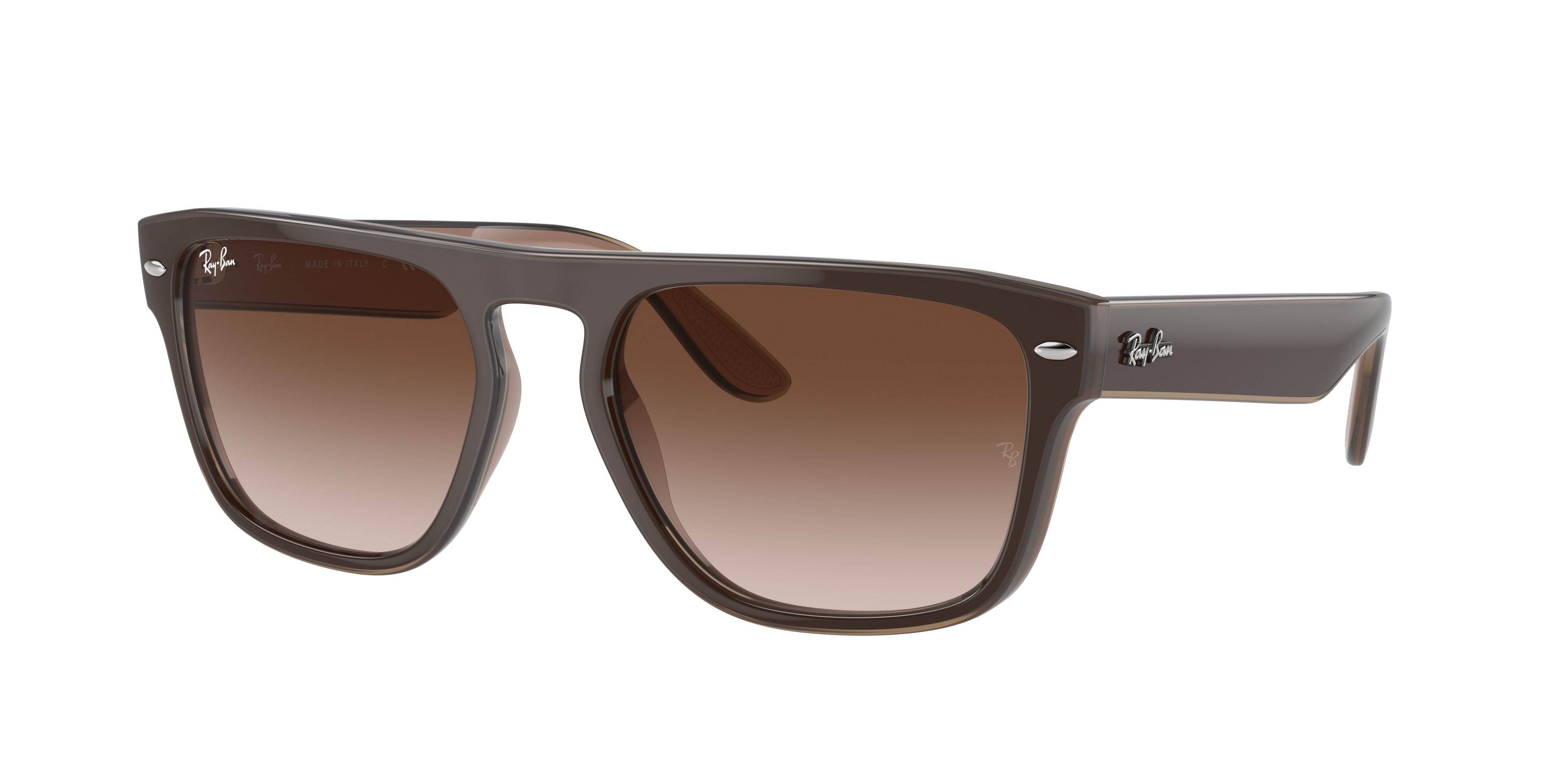 Rb4407 Sunglasses in Brown Light Brown Transparent Beige and Brown ...