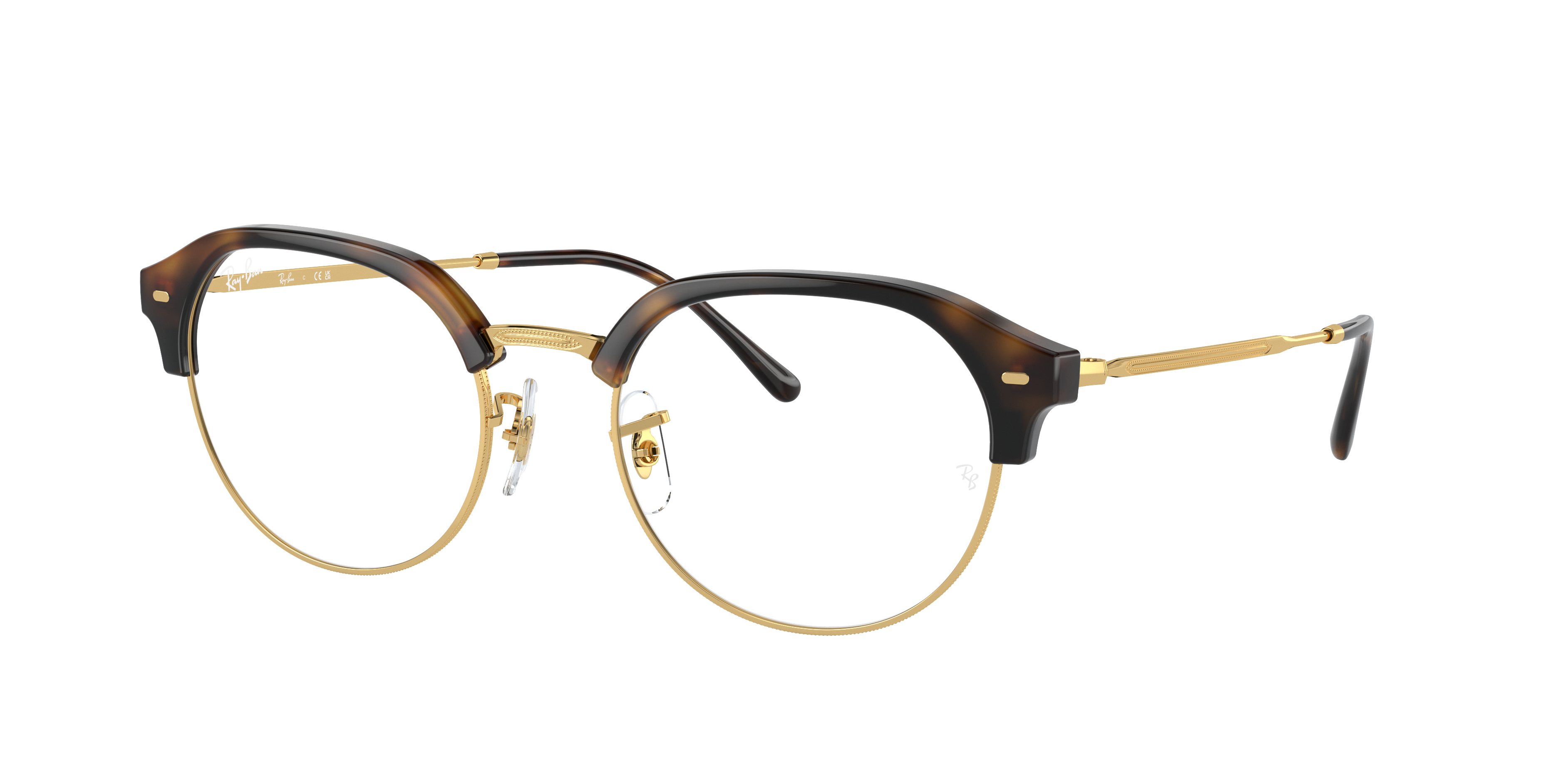 Rb7229 Optics Eyeglasses with Havana On Gold Frame - RB7229 | Ray-Ban® US