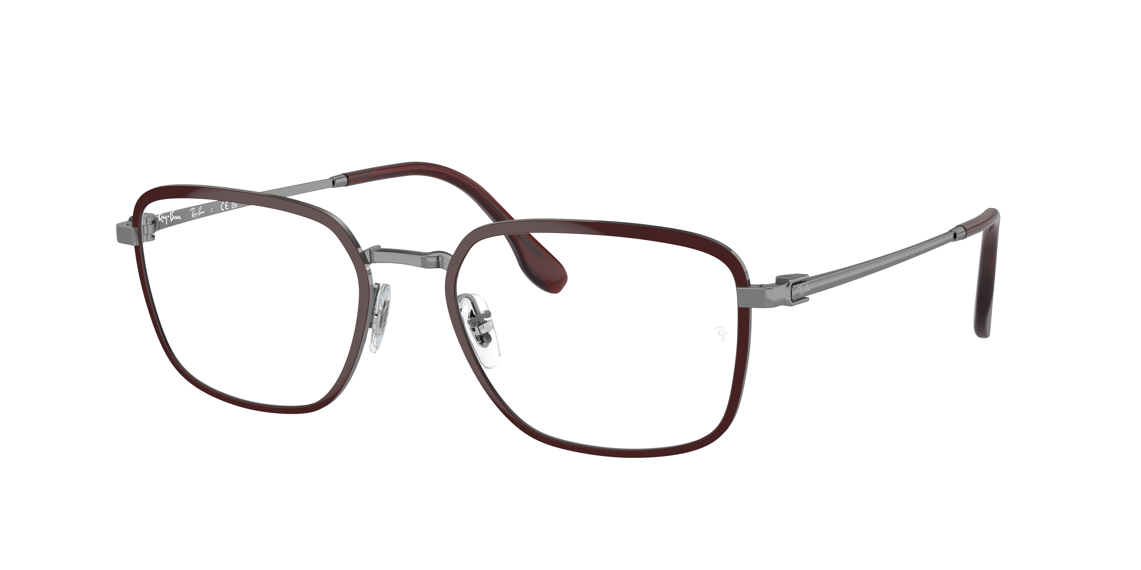 Rb6511 Optics Eyeglasses with Red On Gunmetal Frame - RB6511 | Ray-Ban® US