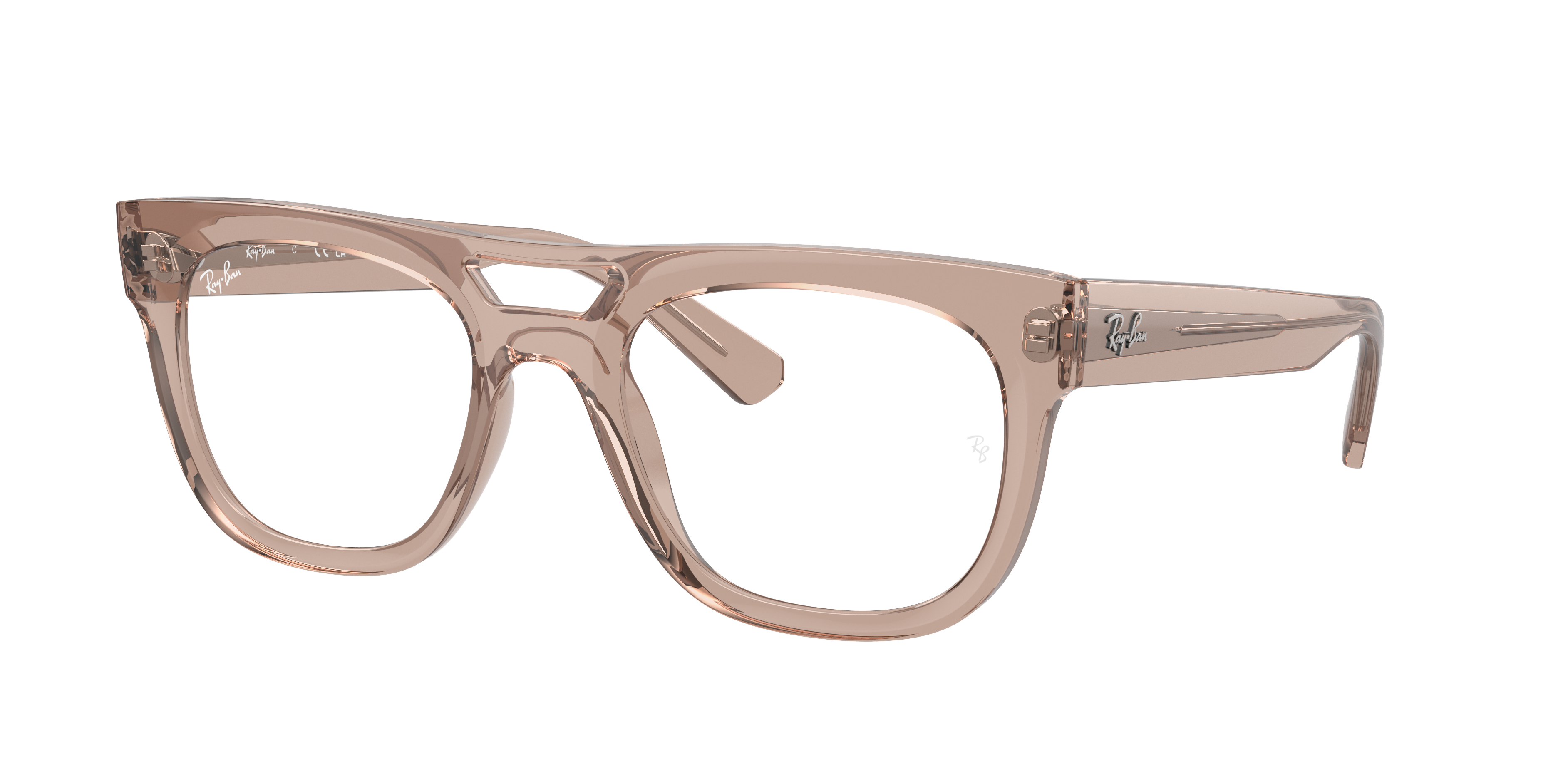 Lloyd Optics Bio-based Eyeglasses with Transparent Light Brown Frame ...