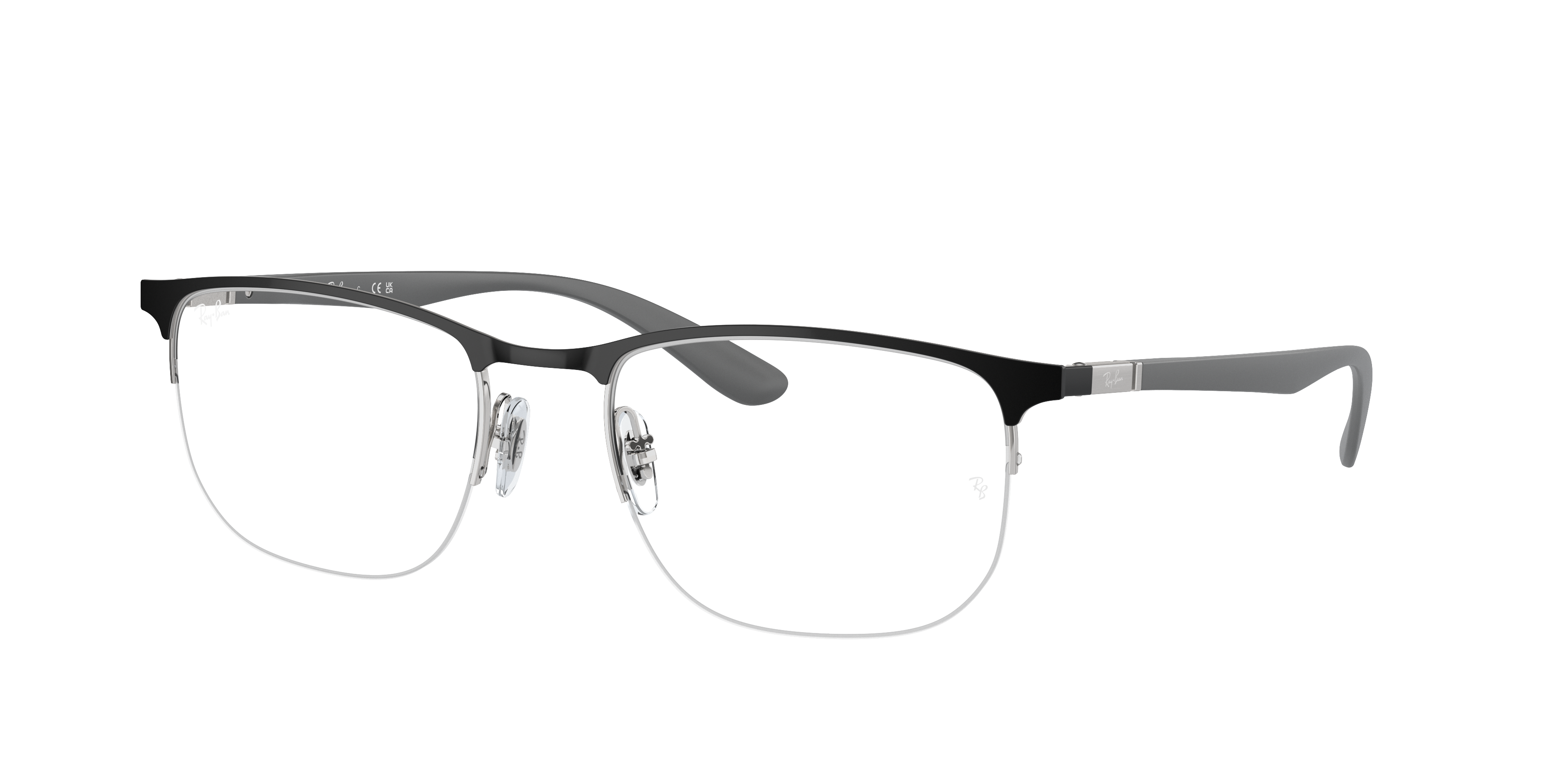 Rb6513 Optics 镜架 黑色搭银色 光学眼镜 - RB6513 | Ray-Ban®