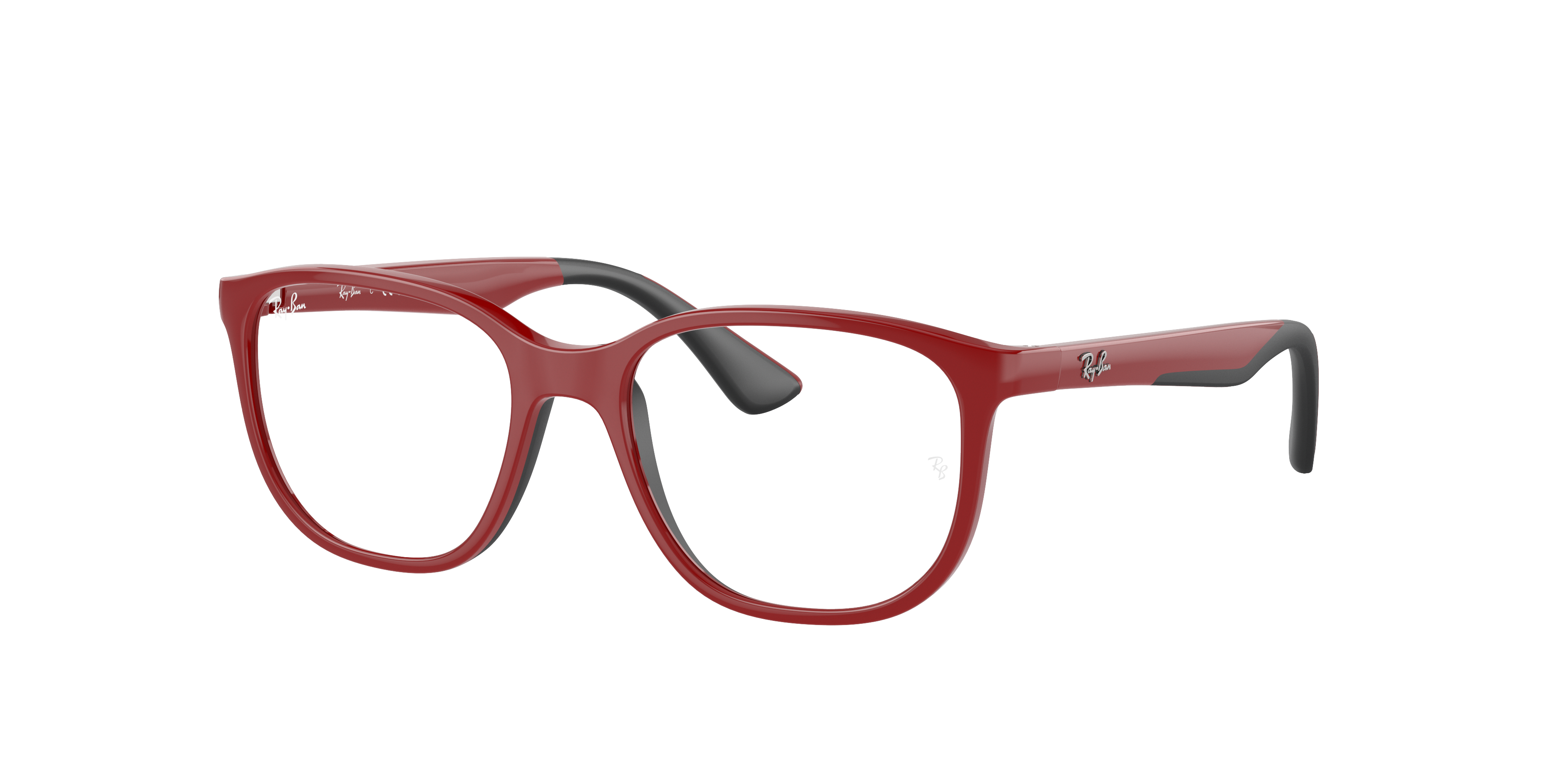 Rb9078v Optics Kids Bio-based Eyeglasses with Red On Black Frame ...