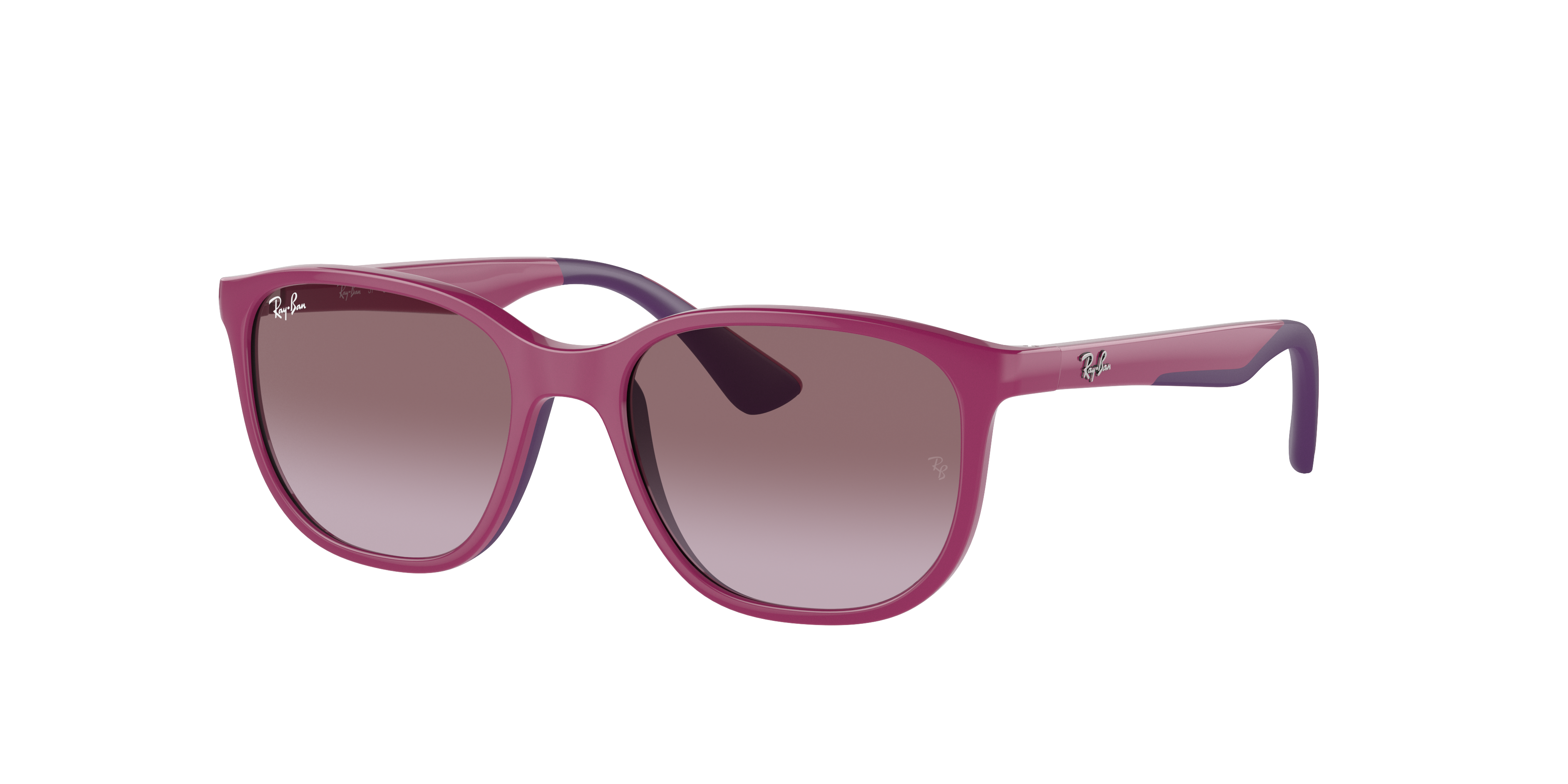 Rb9078s Kids Bio-based Sunglasses in Fuchsia On Violet and Violet ...