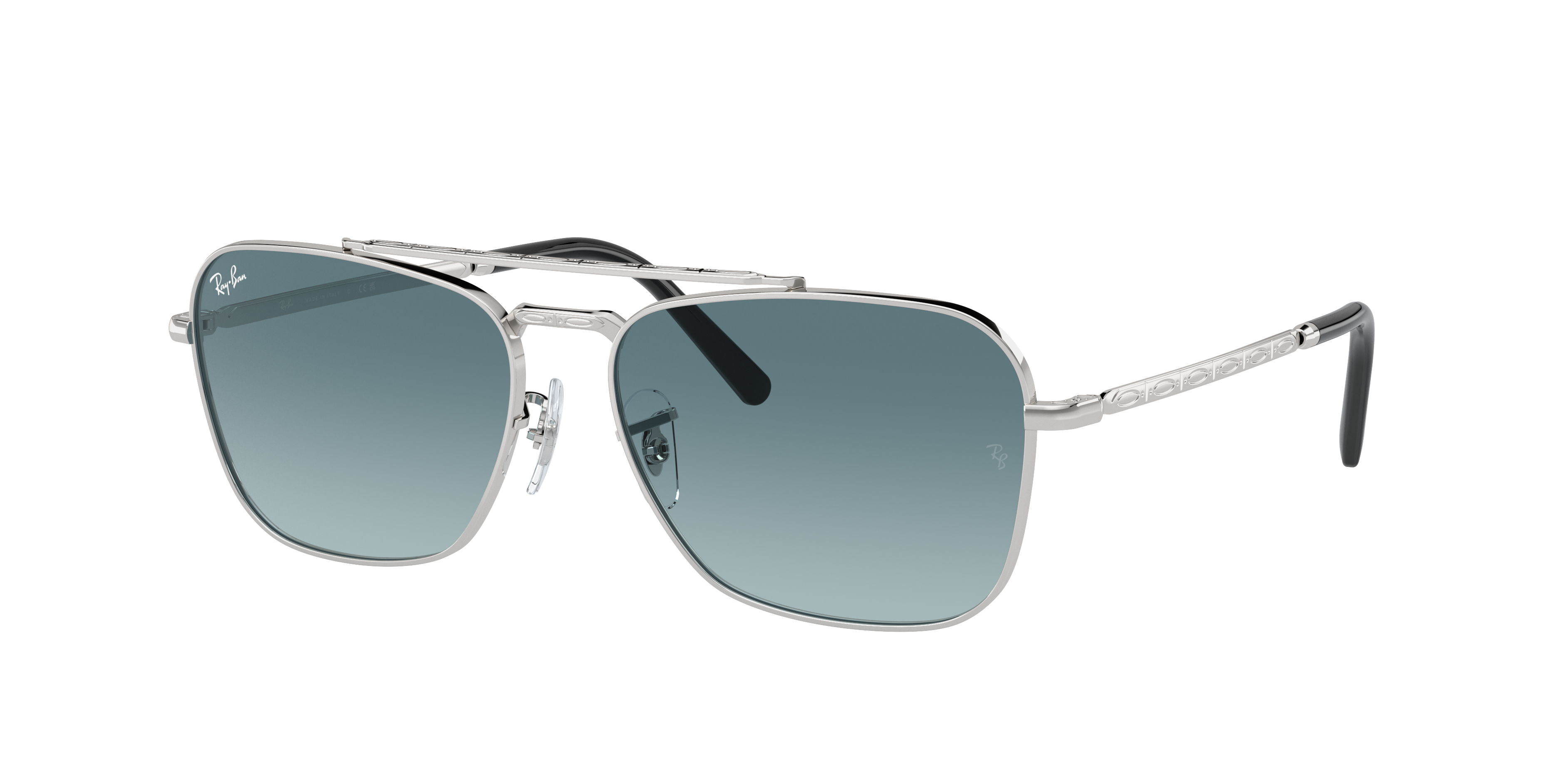 Silver Sunglasses in Blue/Grey and New Caravan - RB3636 | Ray-Ban®