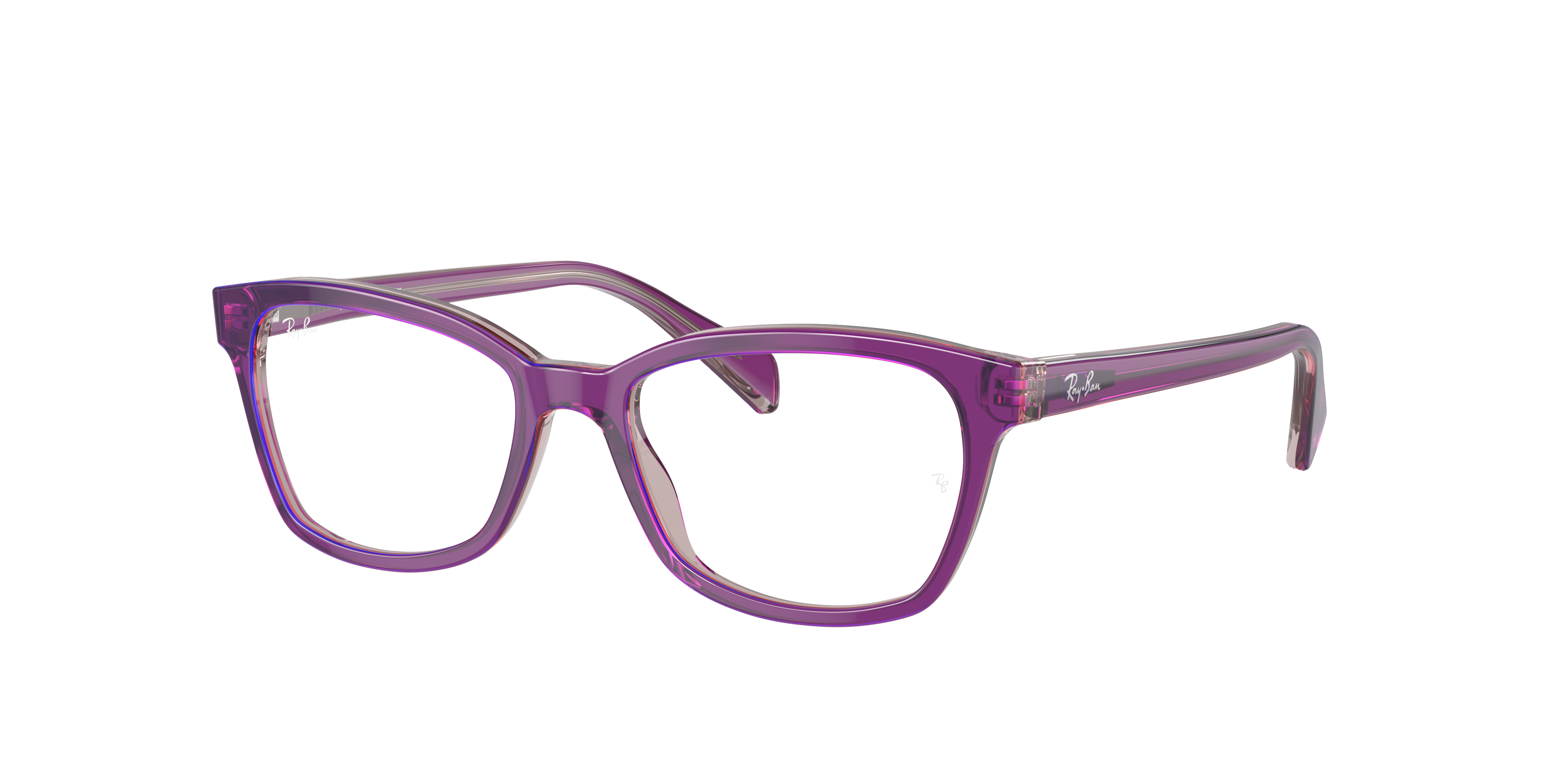Rb1591 Optics Kids Eyeglasses with Top Purple & Pink & Beige Frame ...