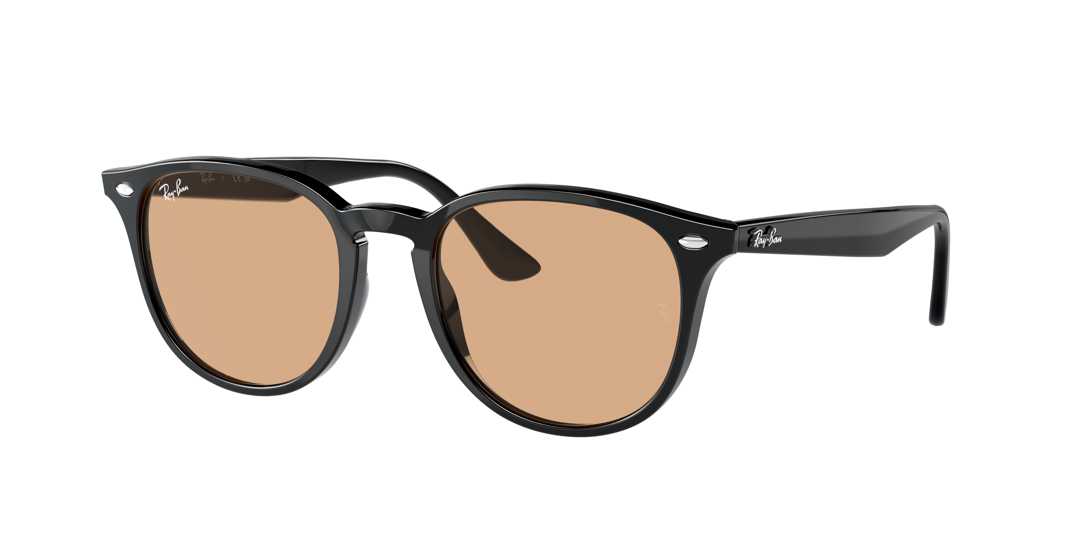 Polished Black Sunglasses in Brown (53-20) and Rb4259 - RB4259F | Ray-Ban®